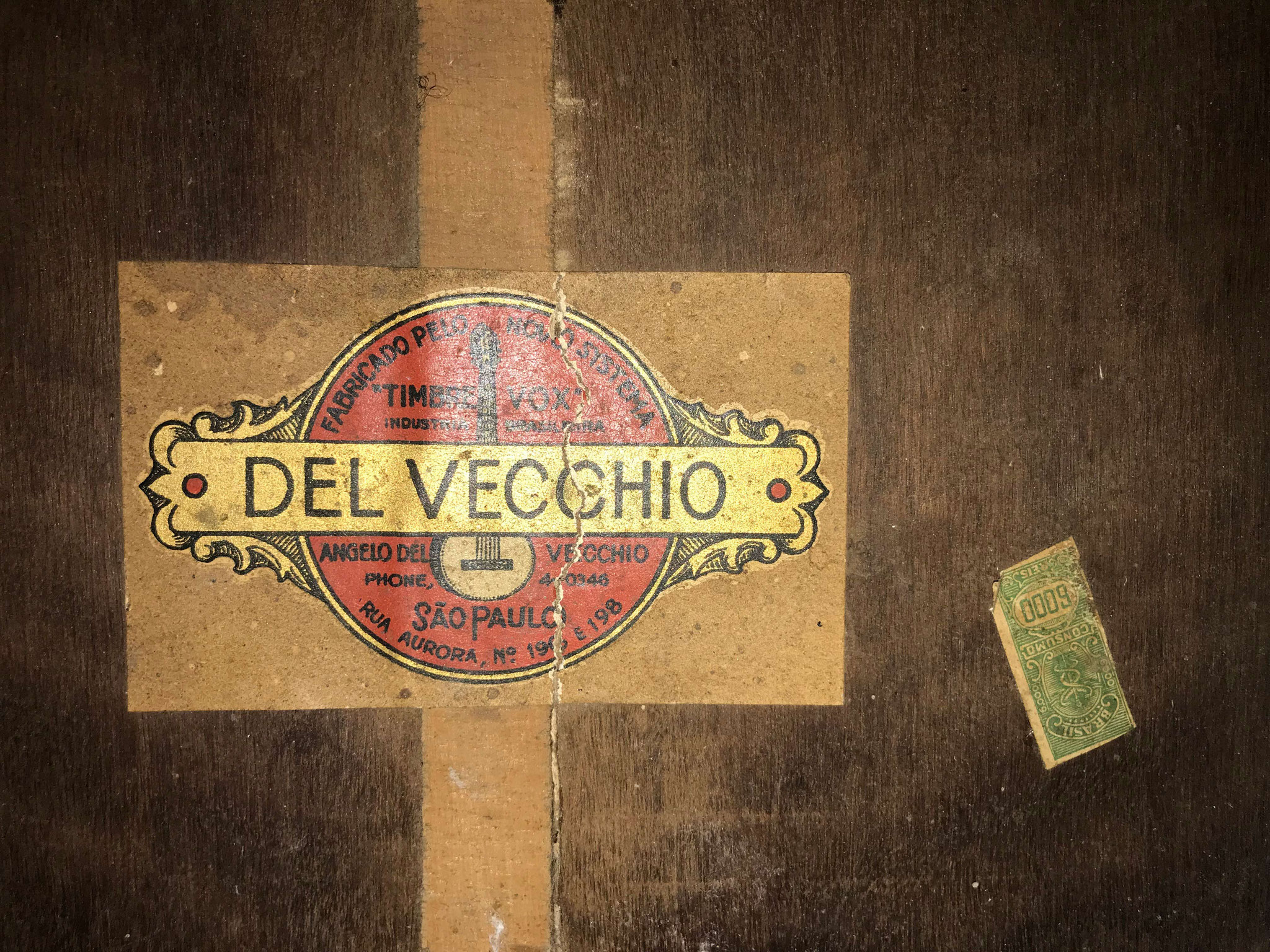 Angelo Del Vecchio c.1930 - Classical Guitar - Galerie des Luthiers