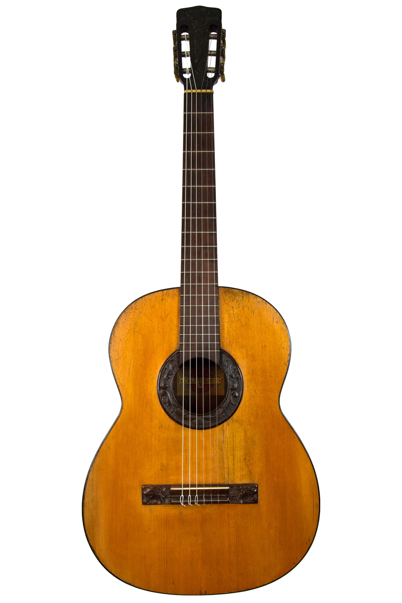 Angelo Del Vecchio c.1930 - Classical Guitar - Galerie des Luthiers