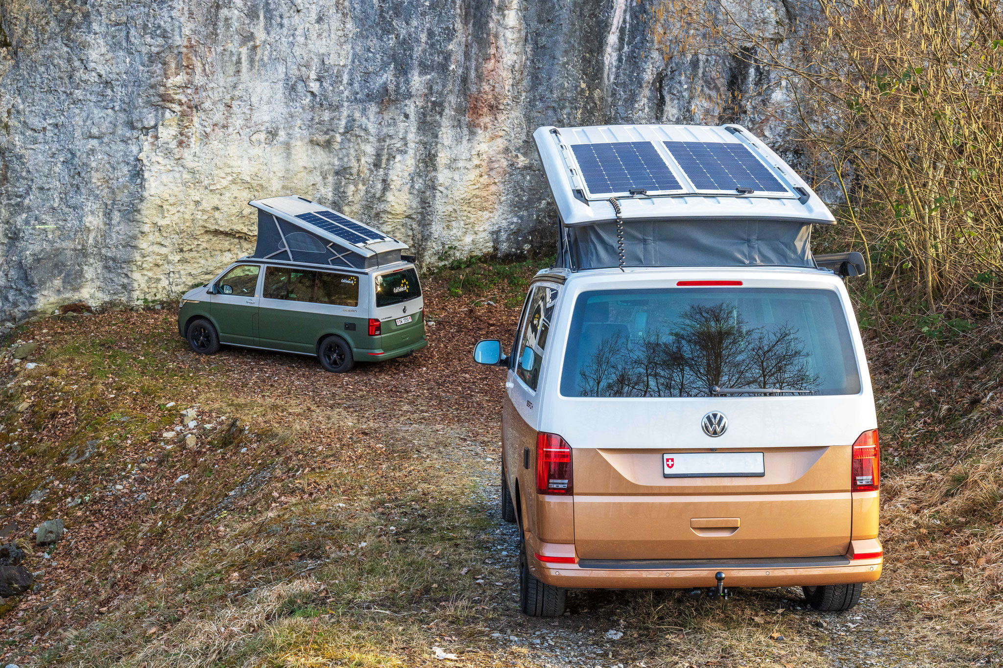Solar Panel Module Anlage Vw California T5 T6 Solaranlage Auf Dem