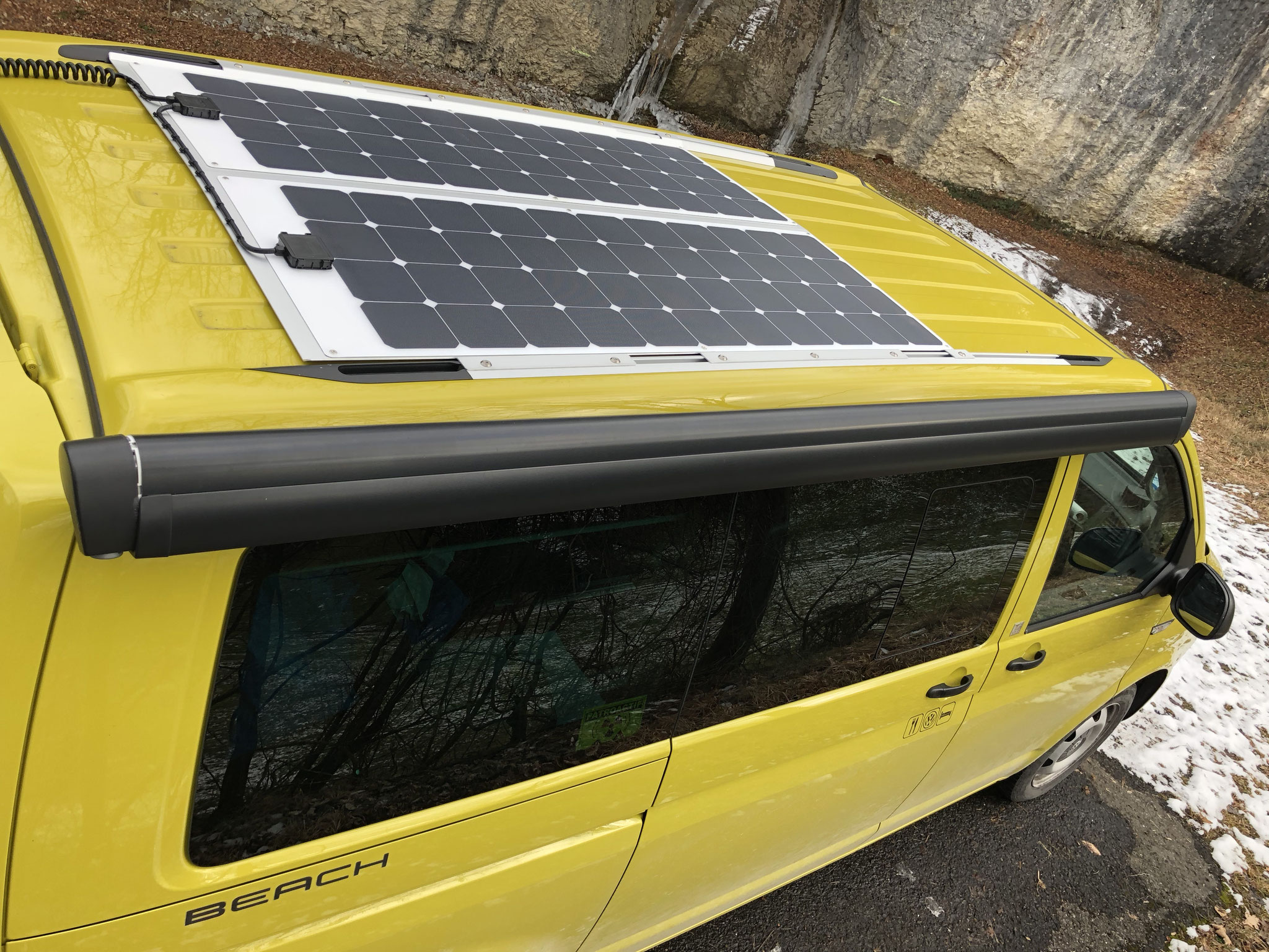 Solar Panel Module Anlage Vw California T5 T6 Solaranlage Auf Dem