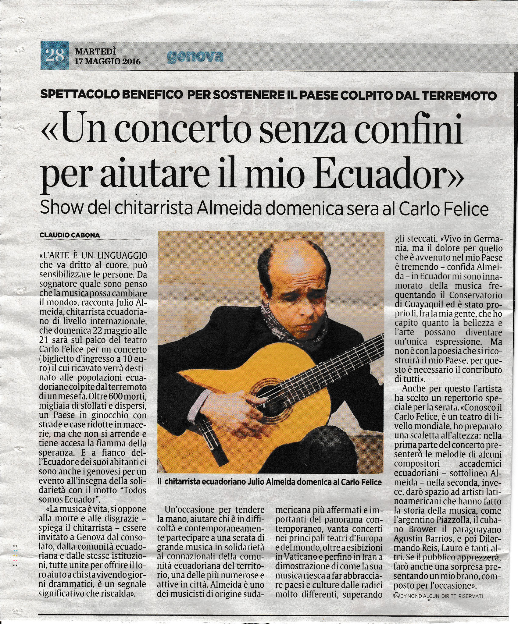 Presse - julio almeida guitar