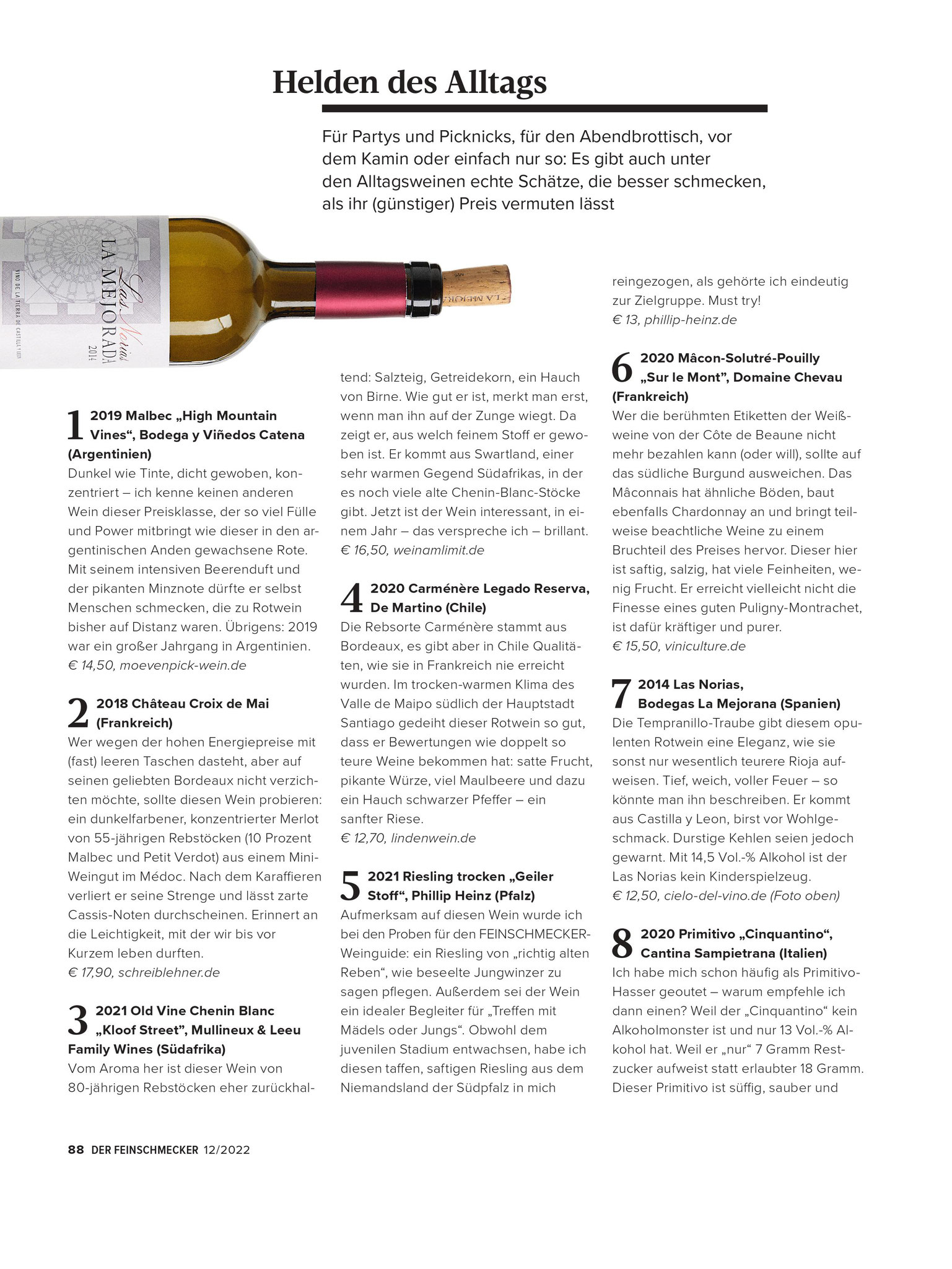 Auszeichnungen - Phillip Heinz - Richtig alte Reben