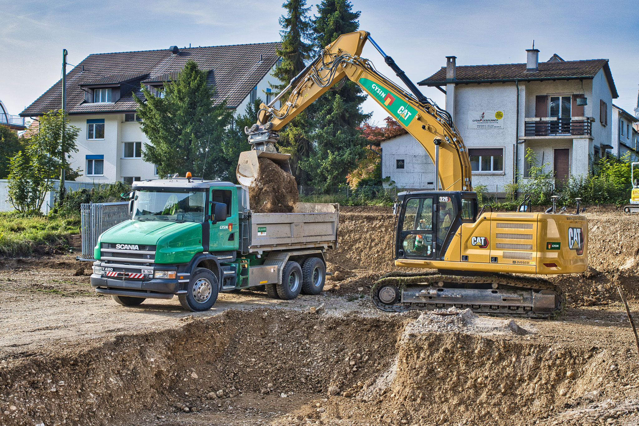Aushub Liestal - Gysin Tiefbau AG