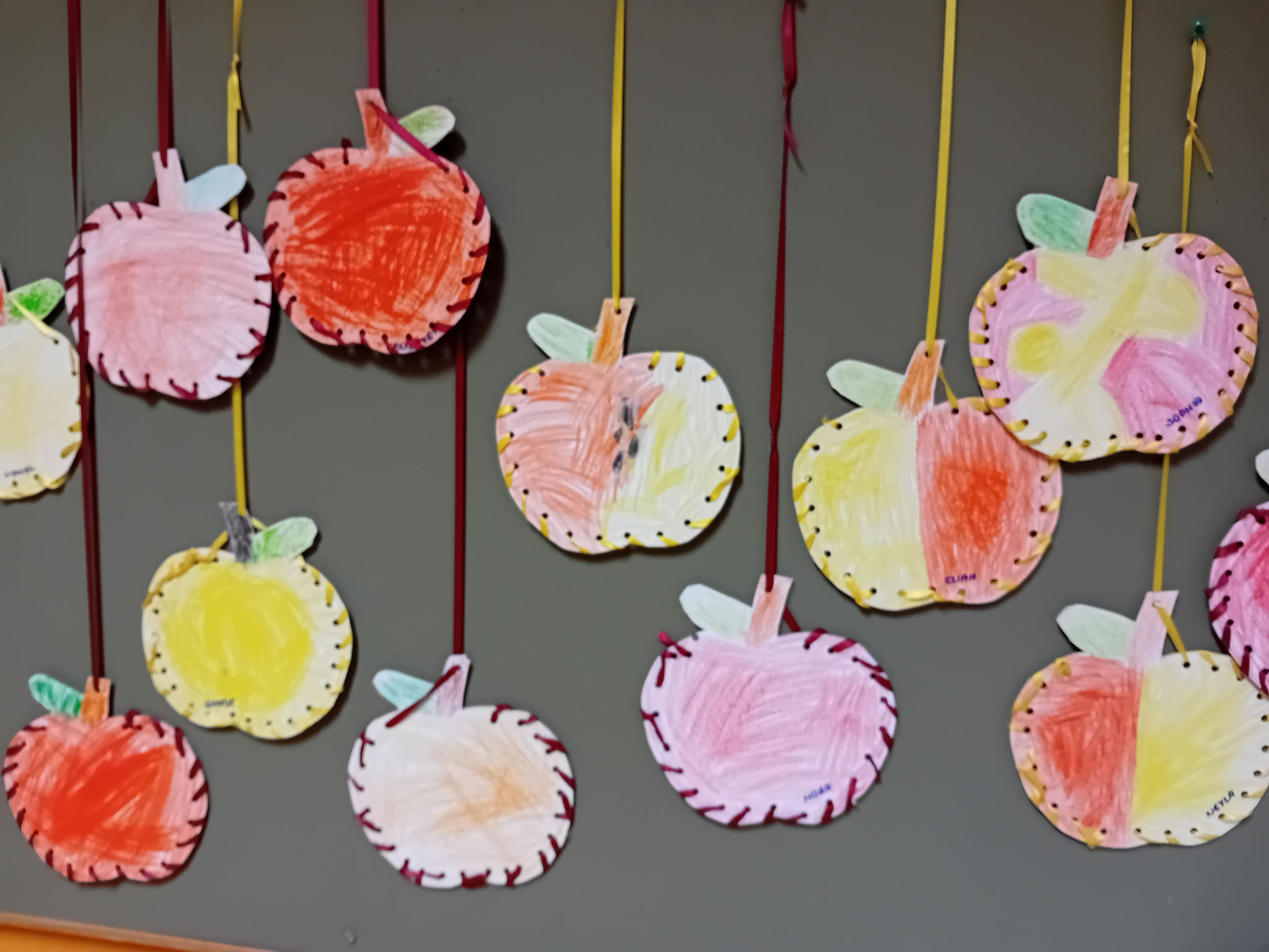 Basteln Apfel - fraumohrsrasselbandes Webseite!