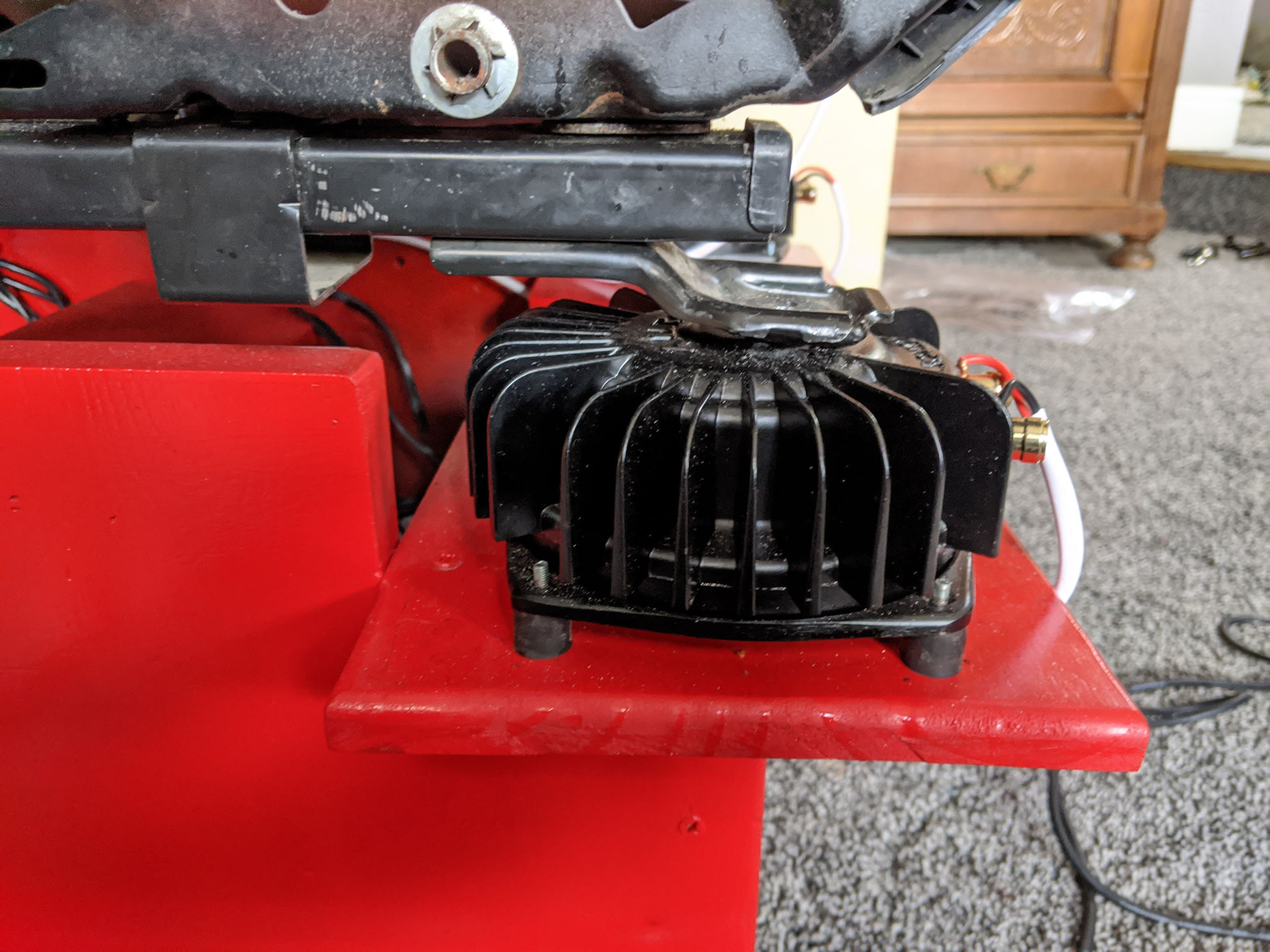 Adding Tactile Transducers Bass Shakers to a normal car seat in a ...