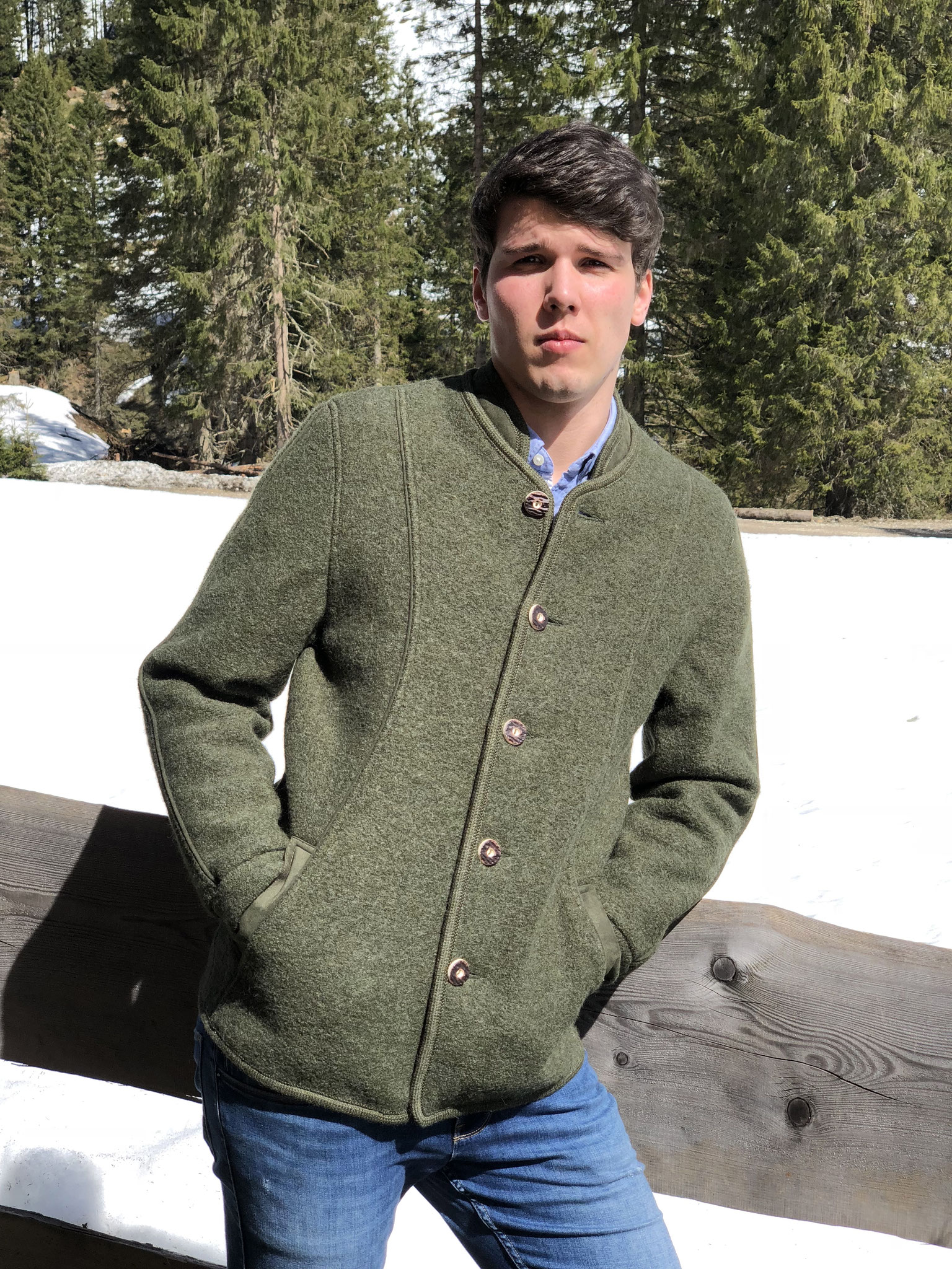 Dachstein Austrian Wool Hunting Jacket - Sweater Chalet