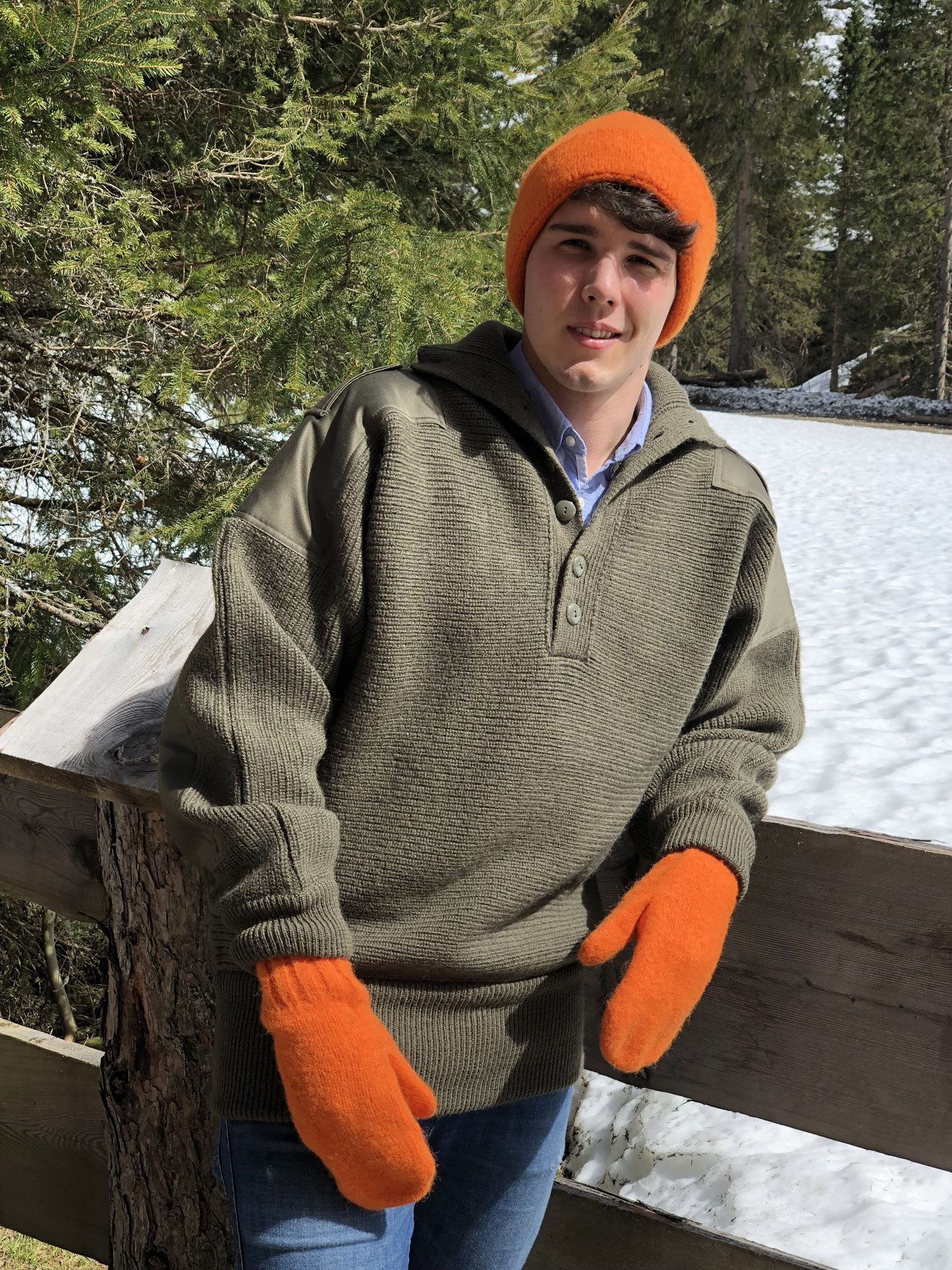 Dachstein Woolwear Military Wool Pullover 1410 - Sweater Chalet