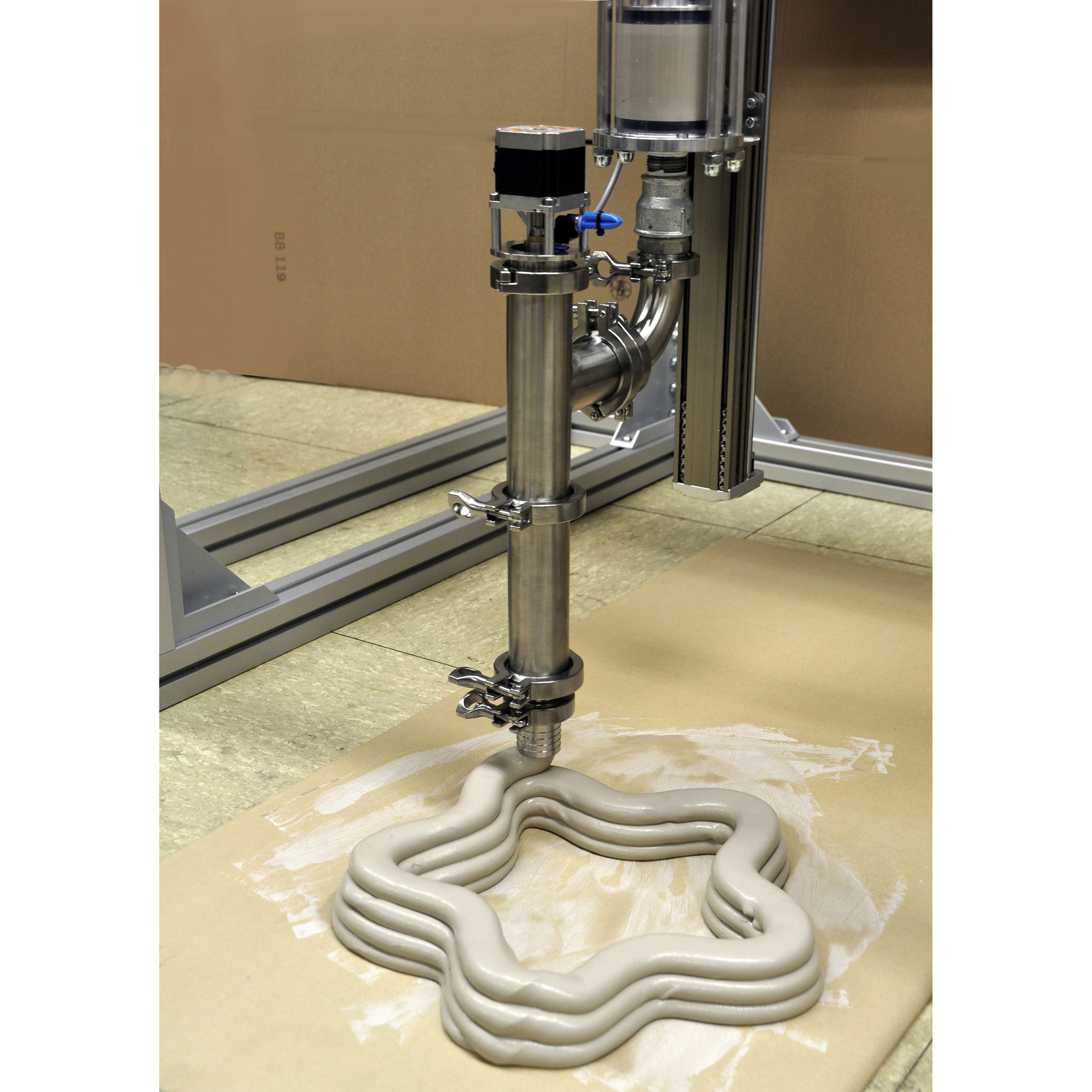 Concrete 3D printer - StoneFlower 3D printers for clay / porcelain ...