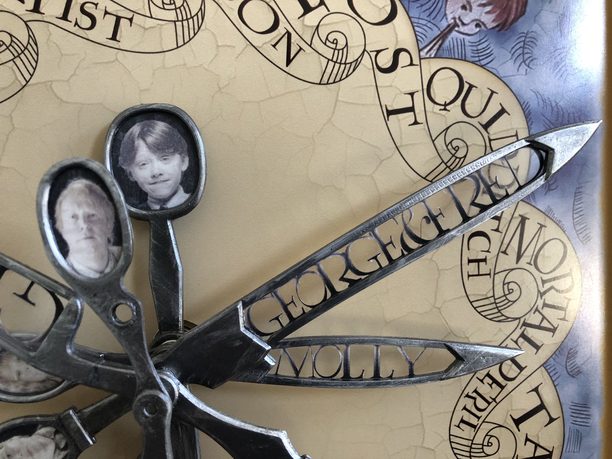 Weasley Clock - printablepropss Webseite!