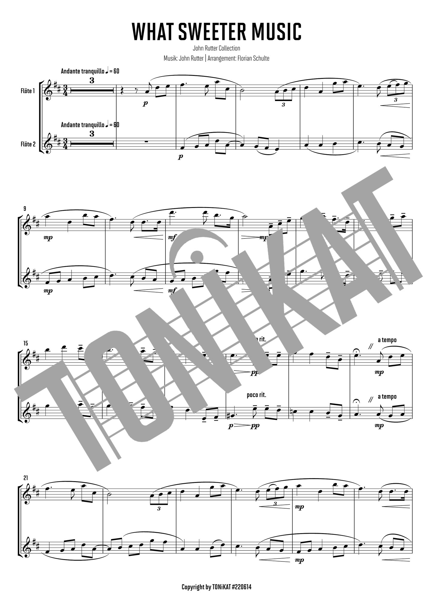 JOHN RUTTER COLLECTION - TONiKAT