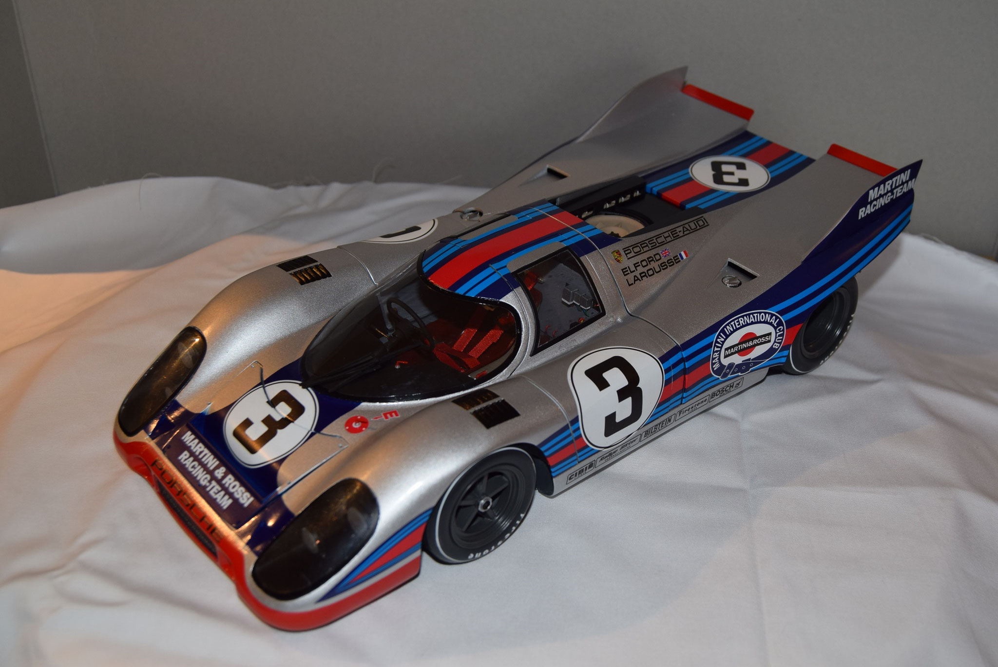 Porsche 917k in 1/12 scale 1971 Martini - mezzo-mix-models-modeling