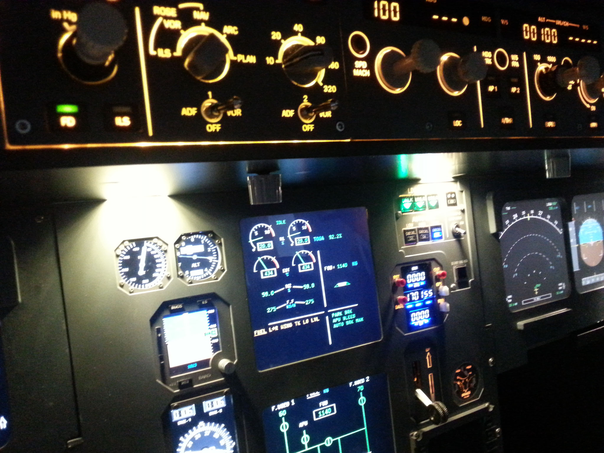 Main Instrument Panel - Airbus A320 Cockpit