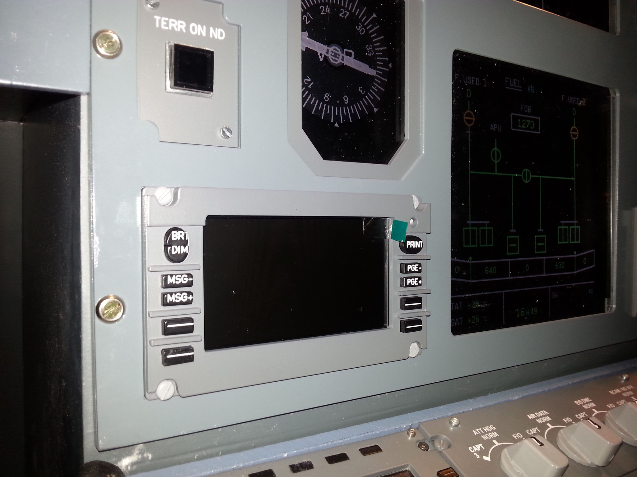 Main Instrument Panel - Airbus A320 Cockpit