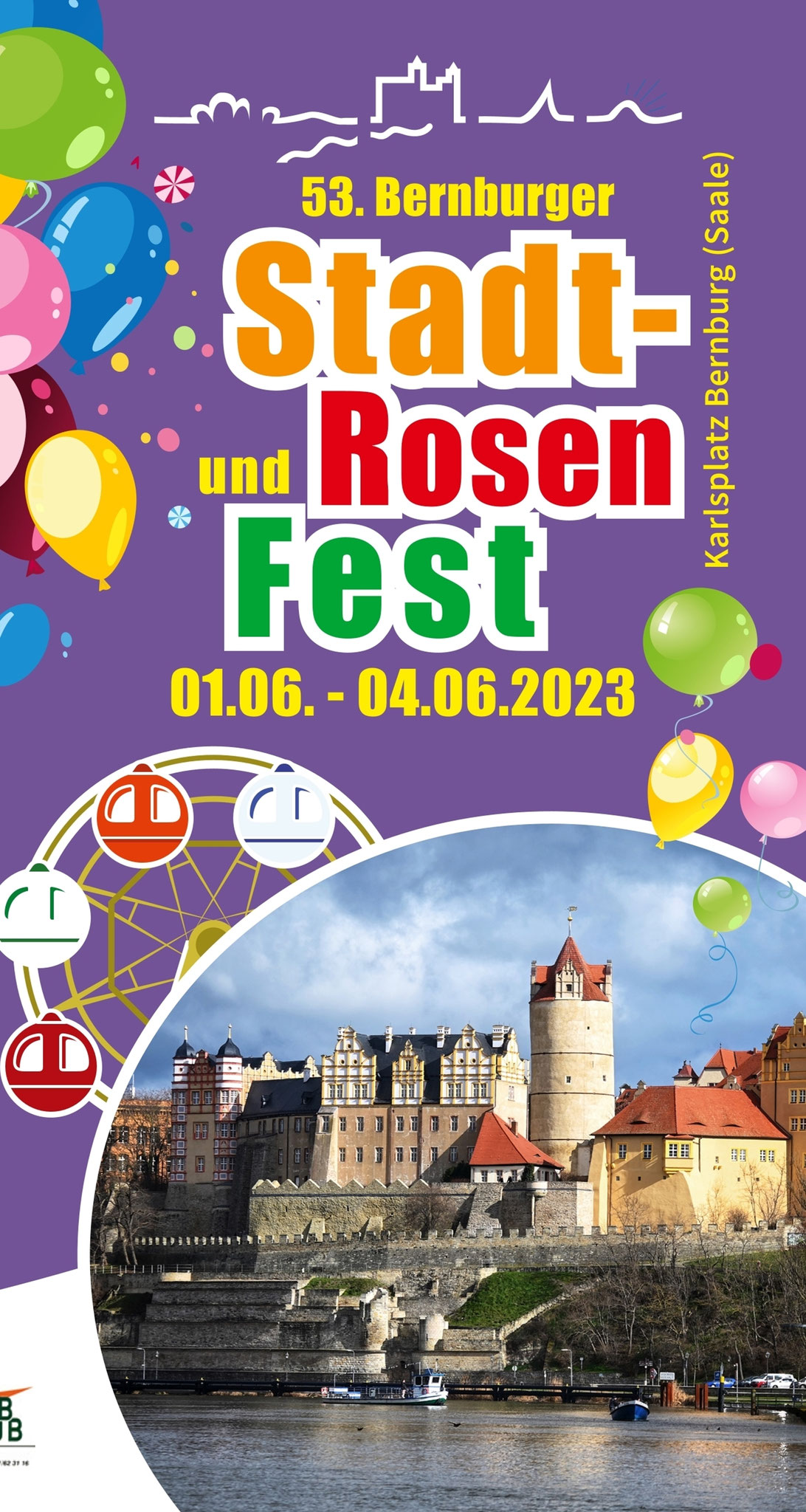 Vom 1. bis zum 4. Juni 2023 findet das 53. Stadt- und Rosenfest in ...