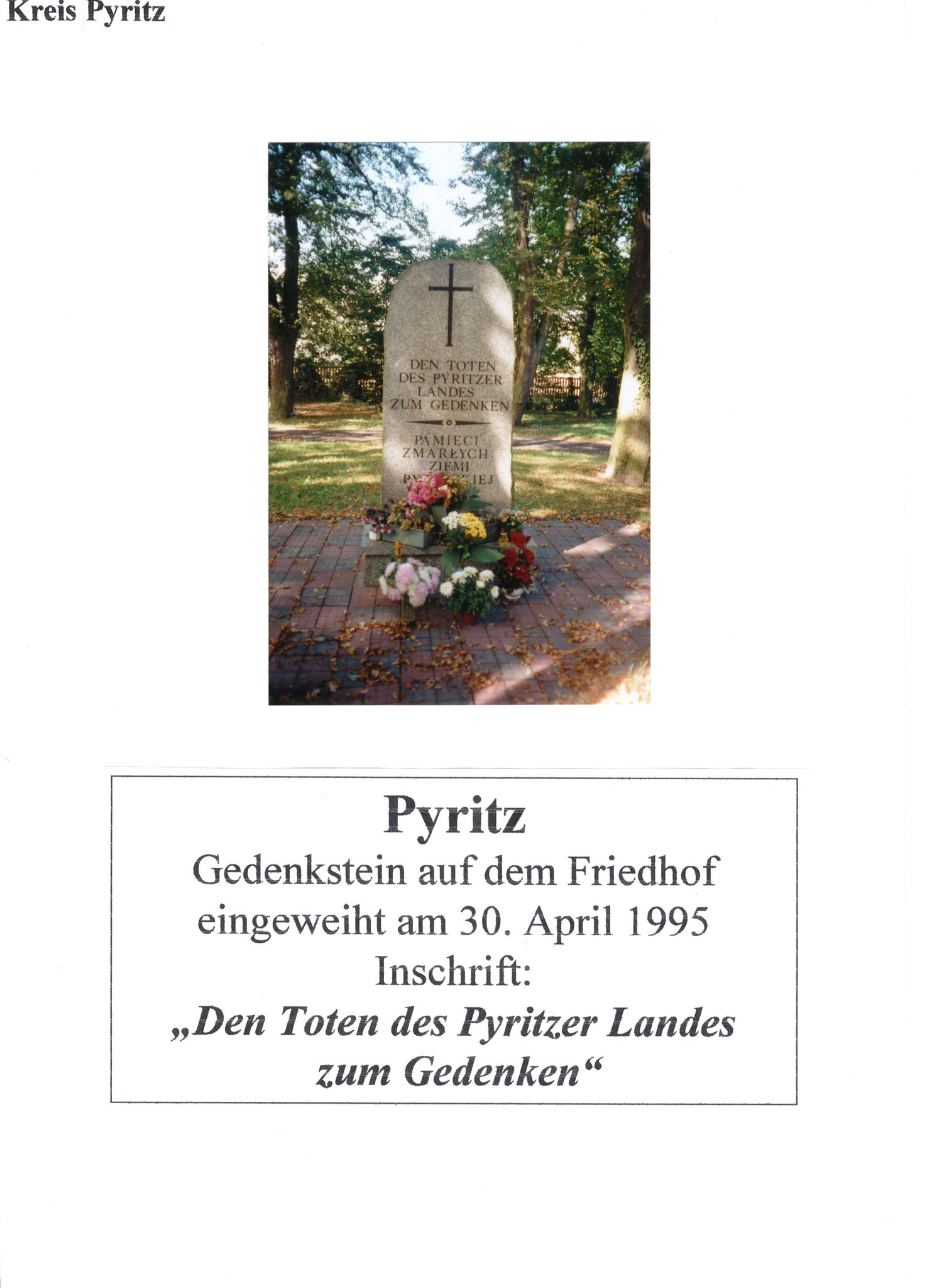 Pyritz - "HAUS STETTIN" Lübeck. Museum und Begegnungsstätte