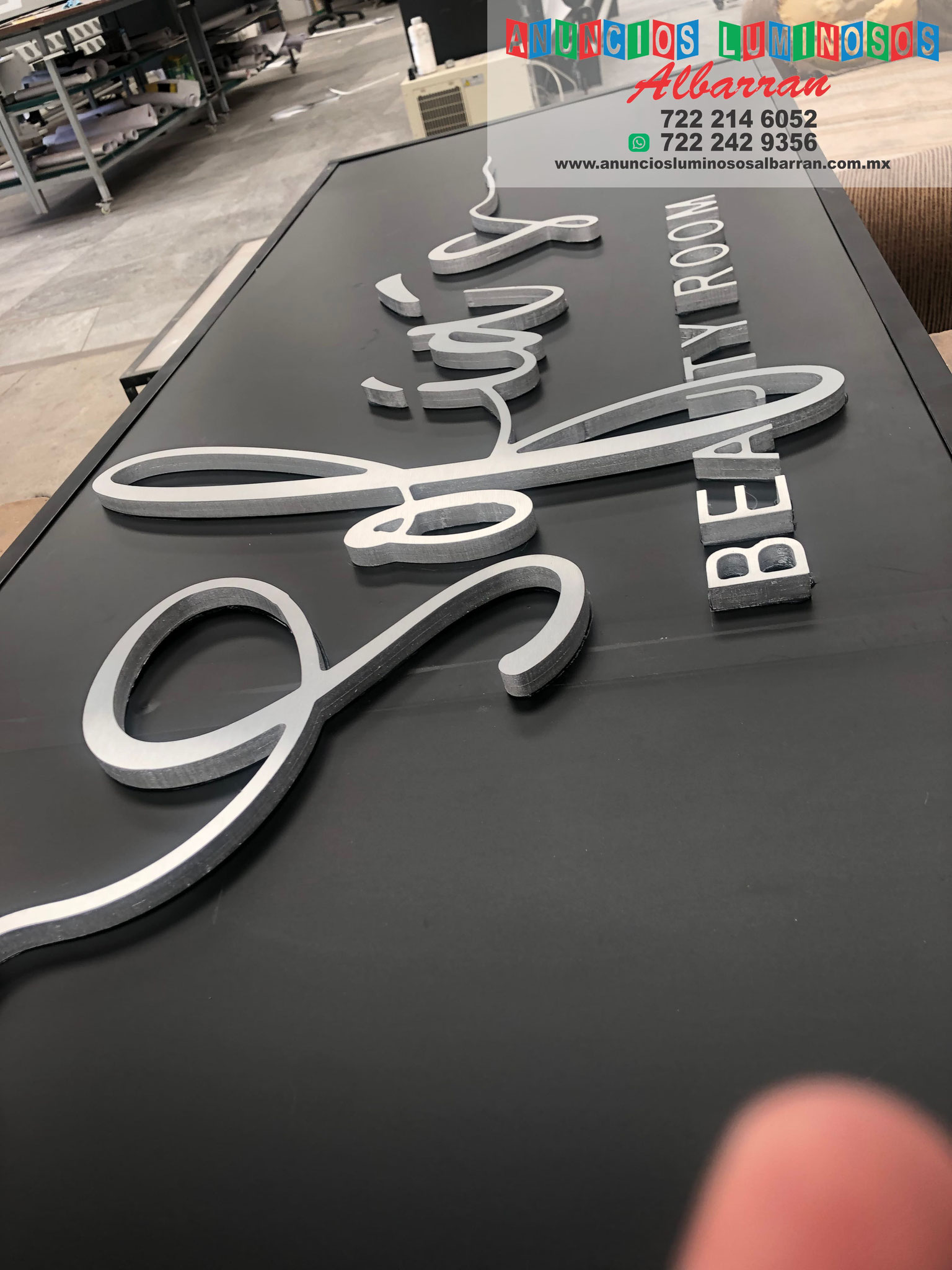 Corte en CNC en Toluca - Letras de aluminio en Toluca