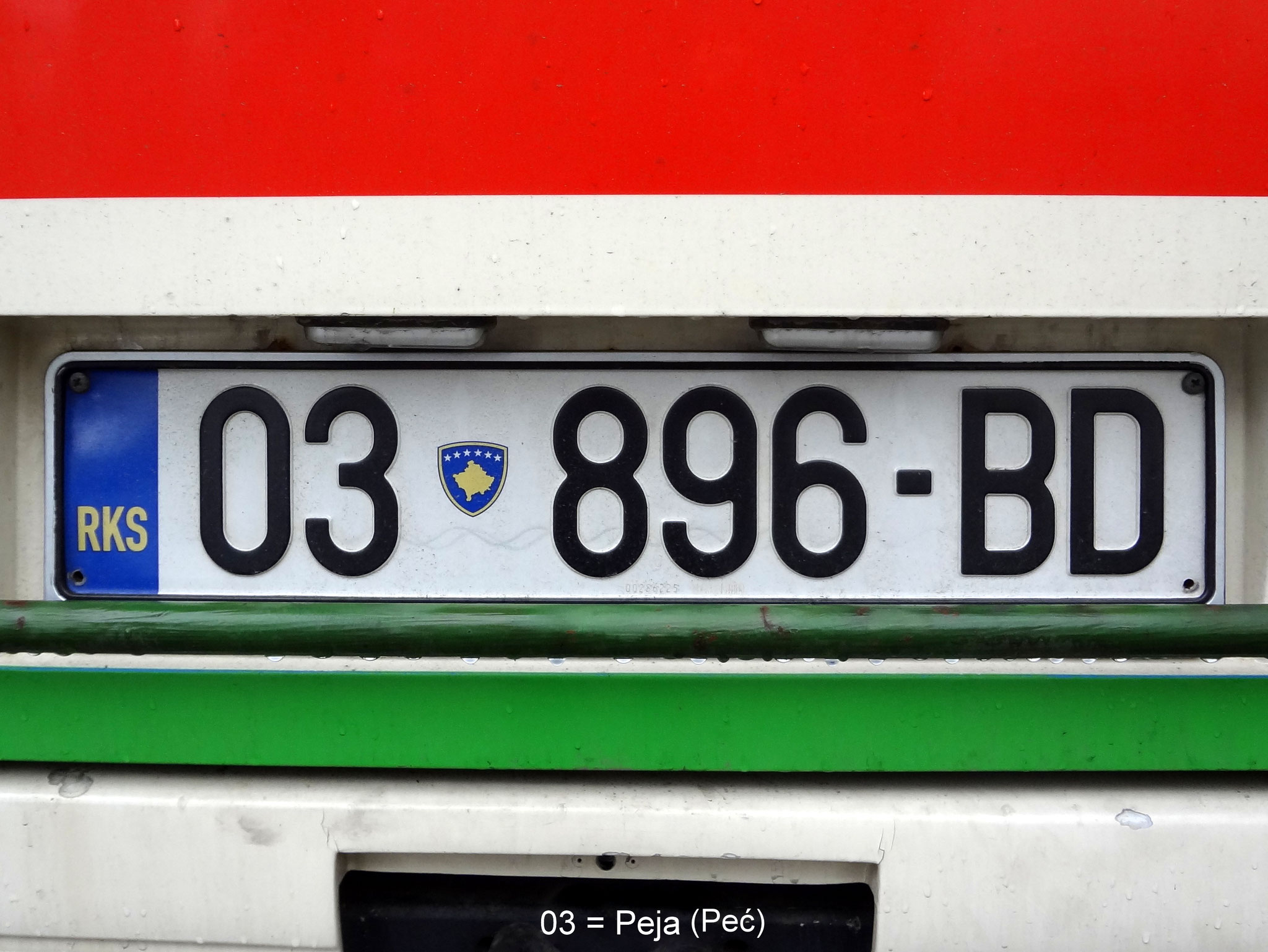 Kosovo RKS - plates-spotting Webseite!