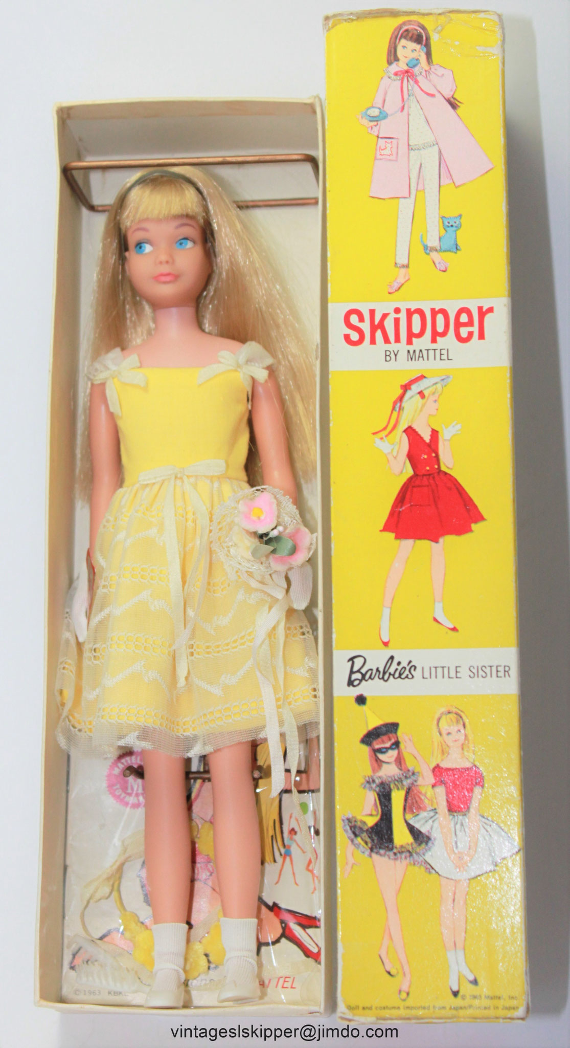 Dressed Box Skipper Dolls - Vintage Skipper - Barbie's Little Sister