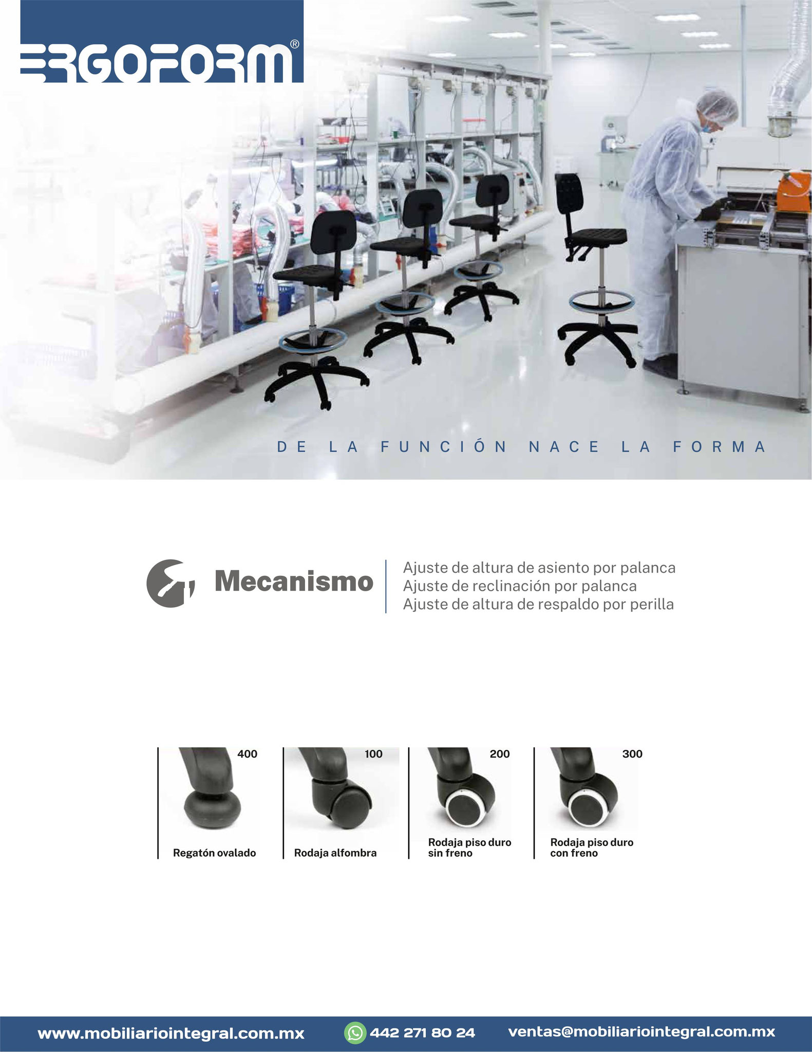 Sillas para laboratorio en Ensenada - Muebles para laboratorio