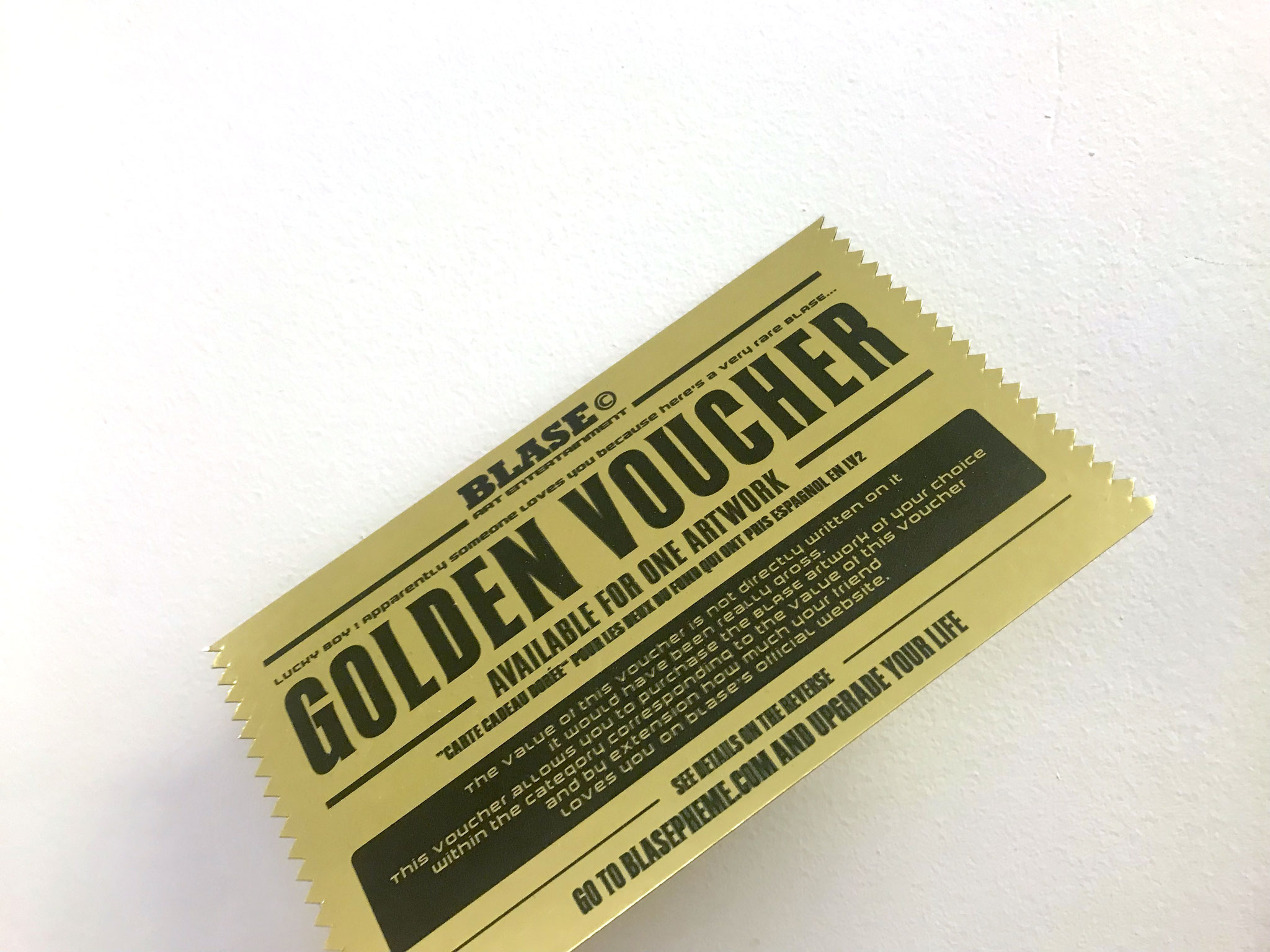 Impression Ticket d'Or façon Willy Wonka - Imprimerie h2copy Paris ...