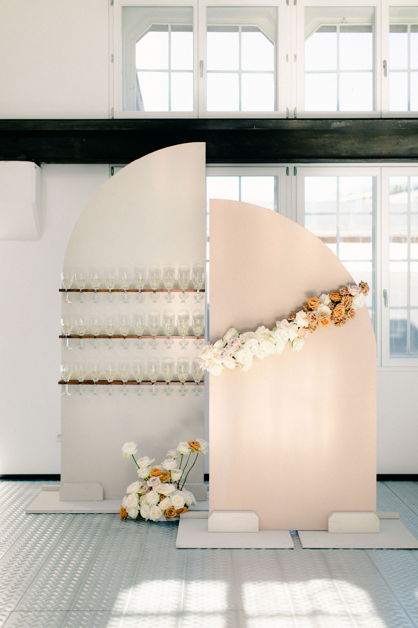PROSECCO WALL NATURAL LAYERS - Allgäuer Hochzeit & Event Verleih