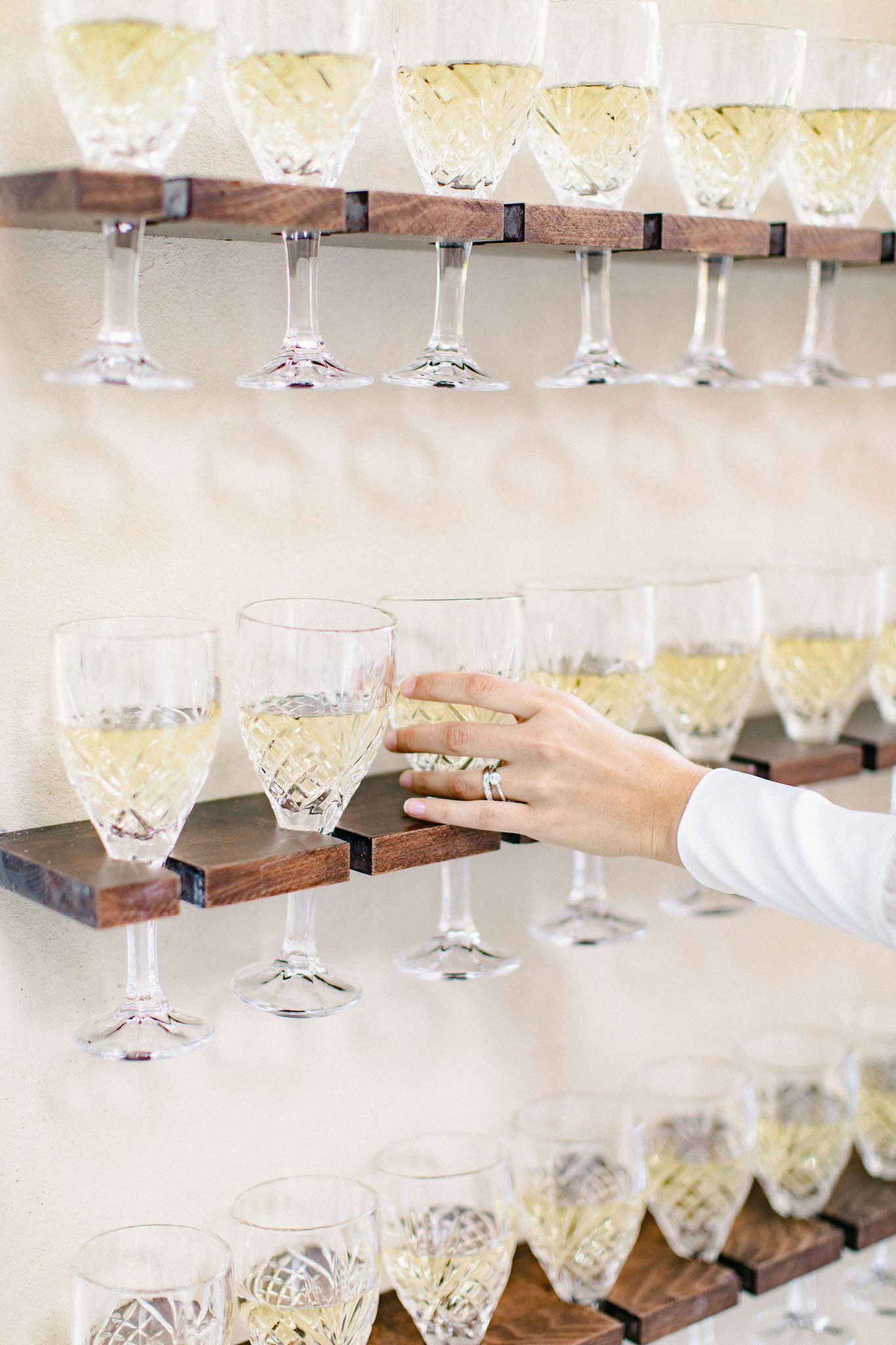 PROSECCO WALL NATURAL LAYERS - Allgäuer Hochzeit & Event Verleih