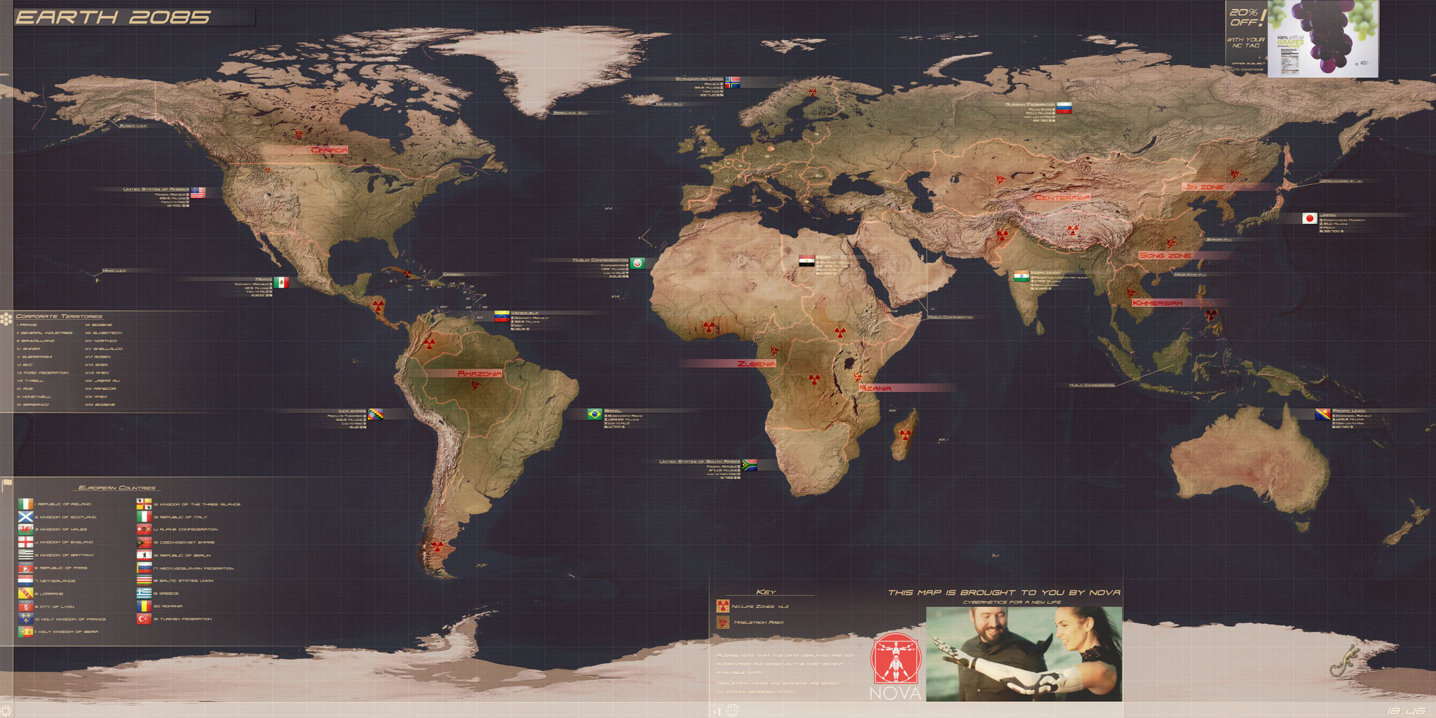 Sci-fi Maps - Ilanthar - Fantasy Maps / Cartes imaginaires