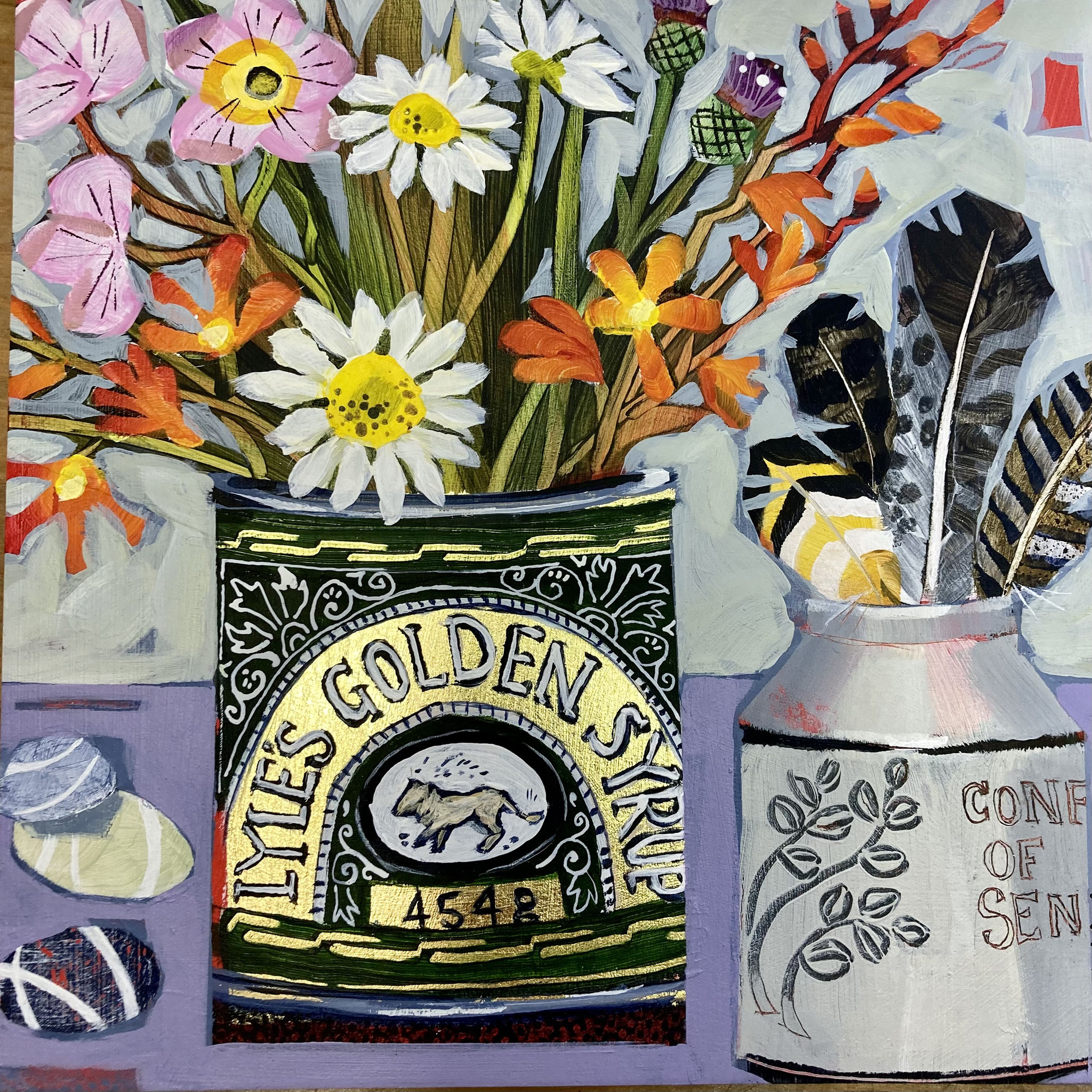 Still Life-Mixed Media - Tracey Elphick Mixed Media Artist Cirencester