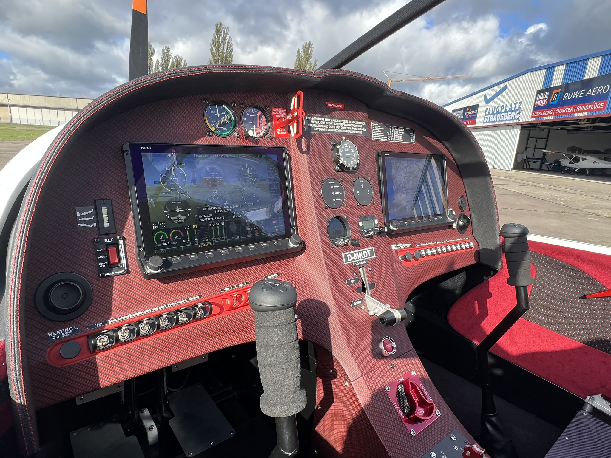 D-MMMK Eurostar EV97 SL - Flugschule RUWE AERO Rundflug Berlin Brandenburg