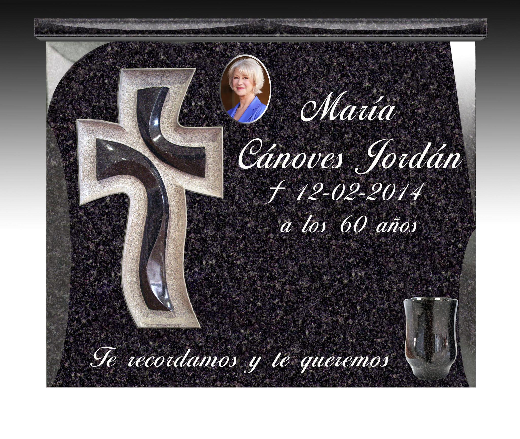 lápidas de granito, lápidas de calidad, únicas, personalizadas, láser ...