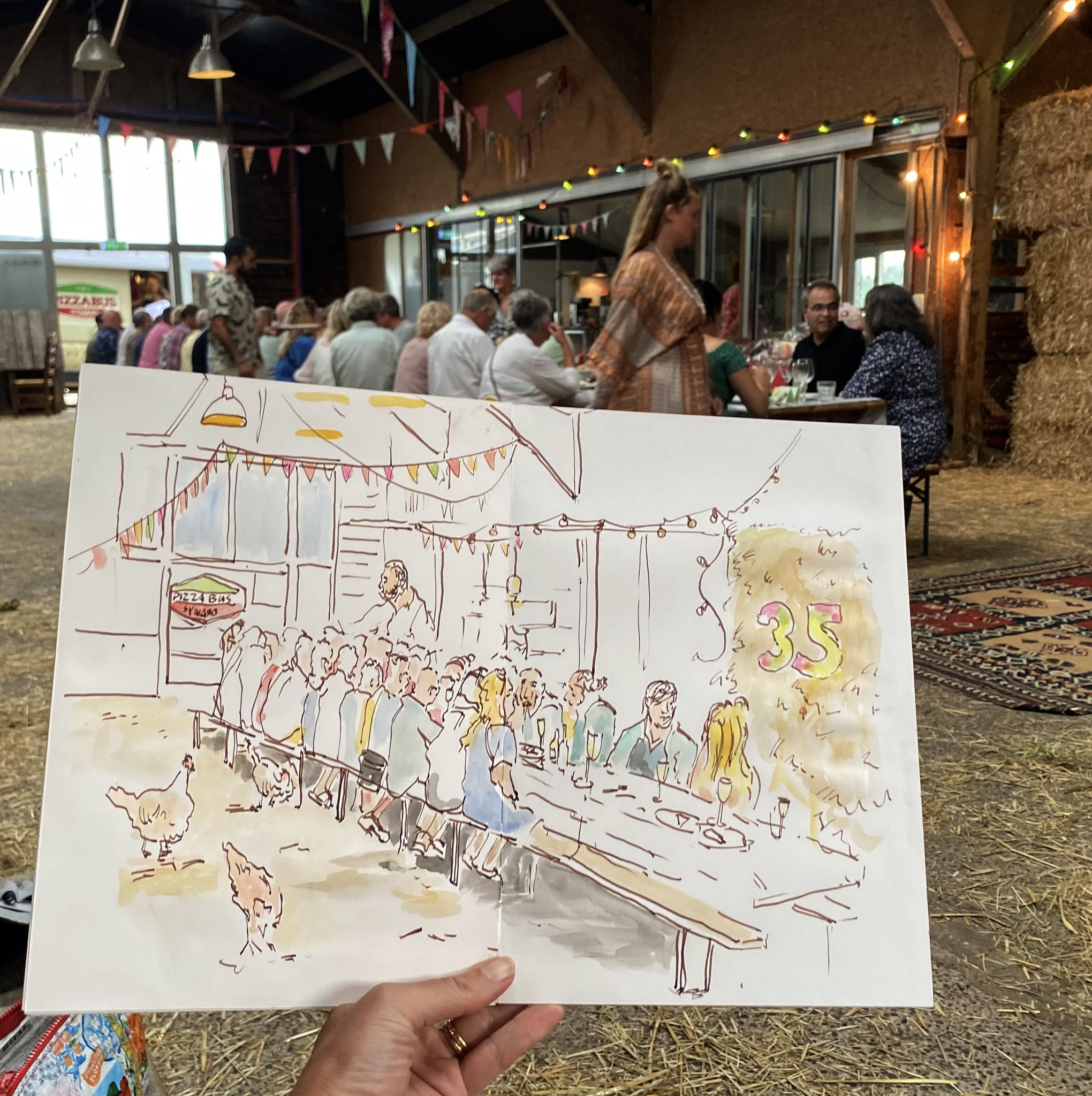 Live tekenen op jouw bruiloft, event of feest? - De Pen van Fem ...