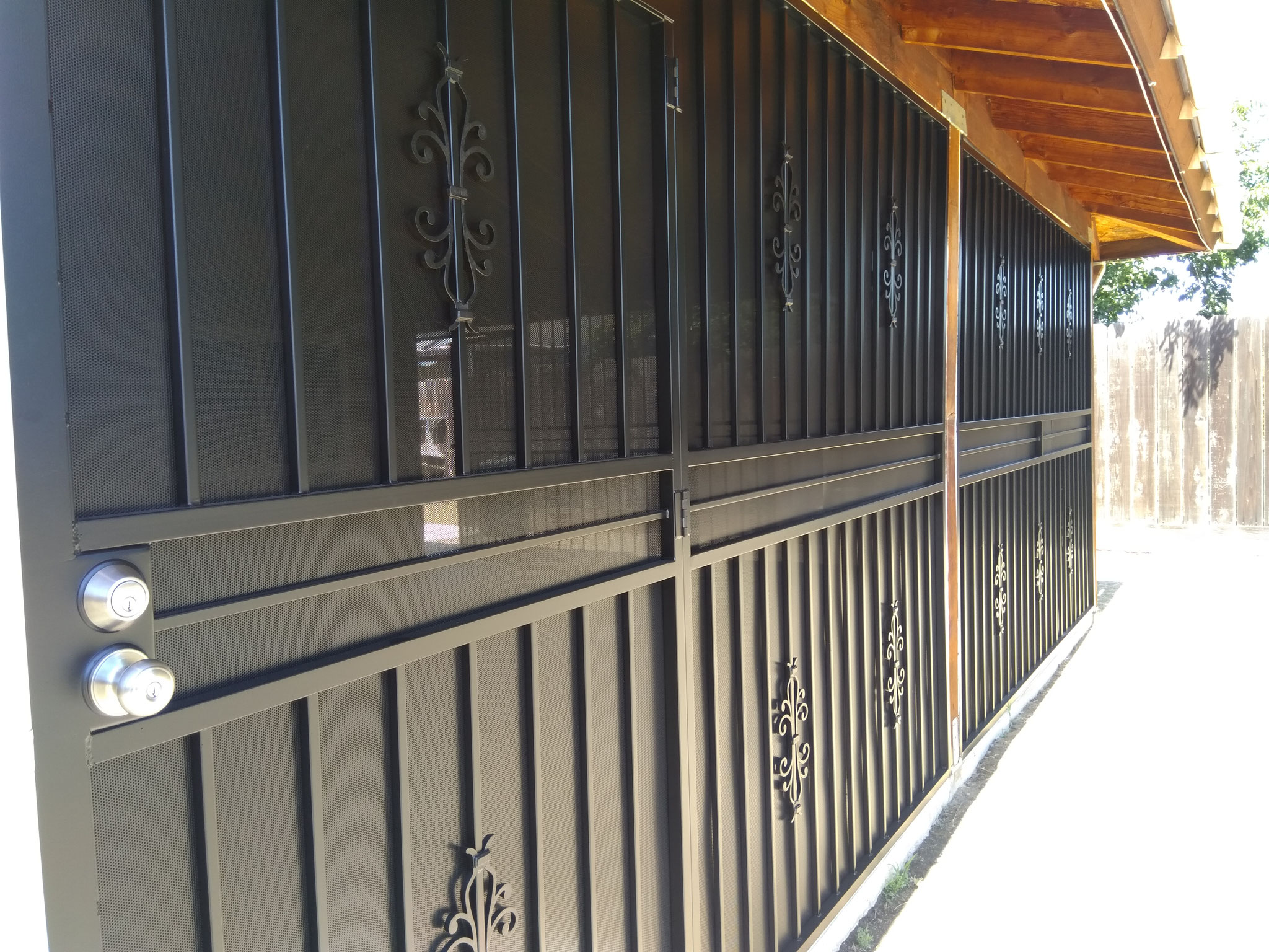 Porch Enclosures - Condoor Security Wrought Iron Works