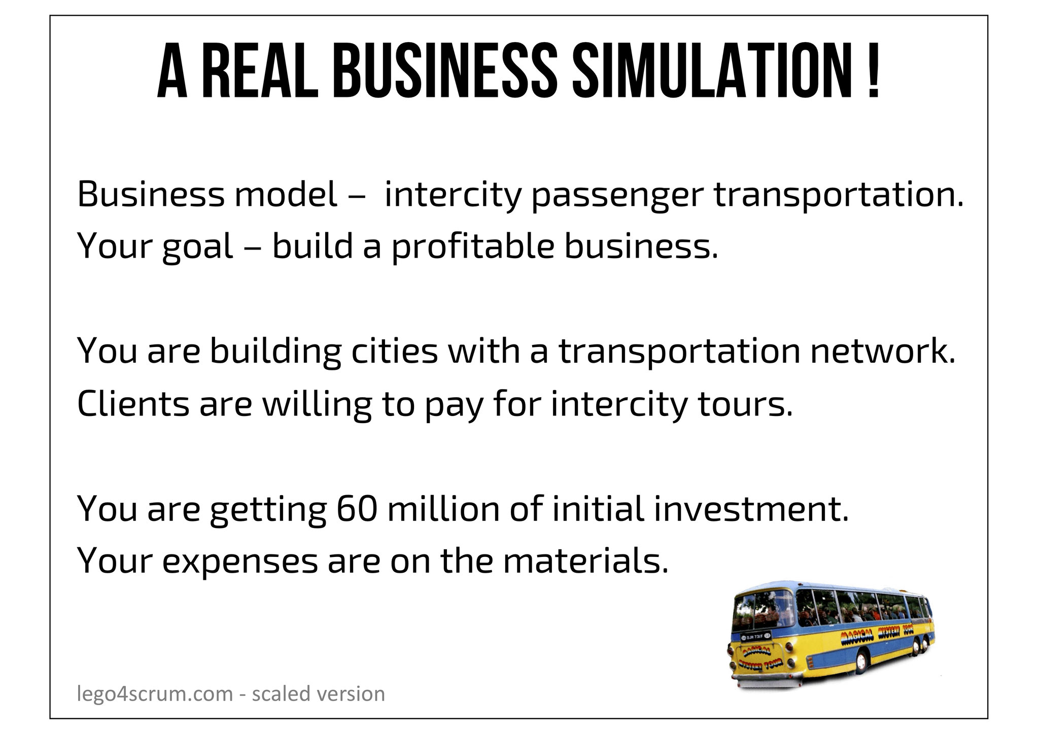 Scaled lego4scrum instructions - Scrum Simulation with LEGO