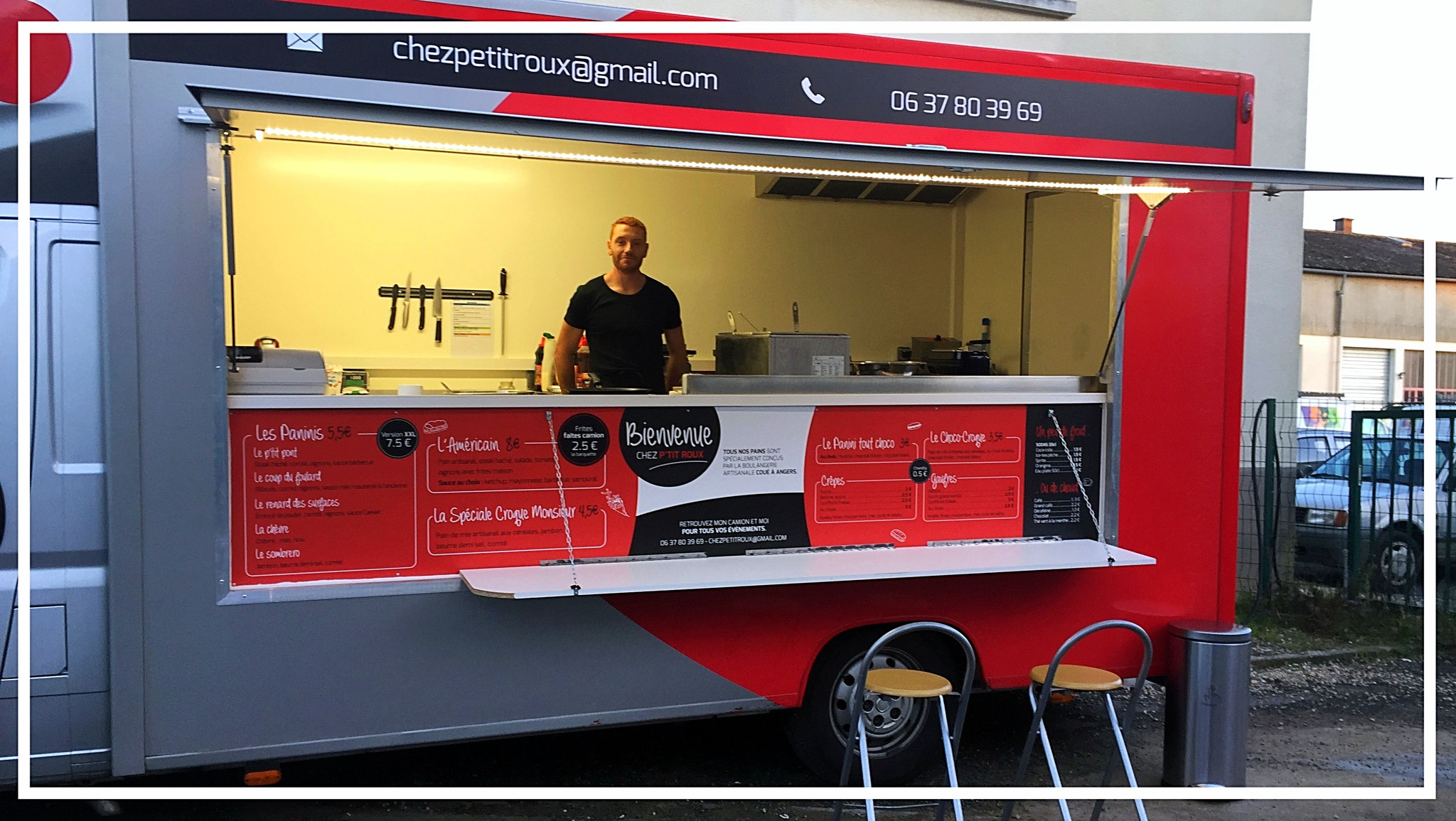 Chez P'tit Roux - Food Truck Angers, Maine et Loire, Pays de La Loire ...