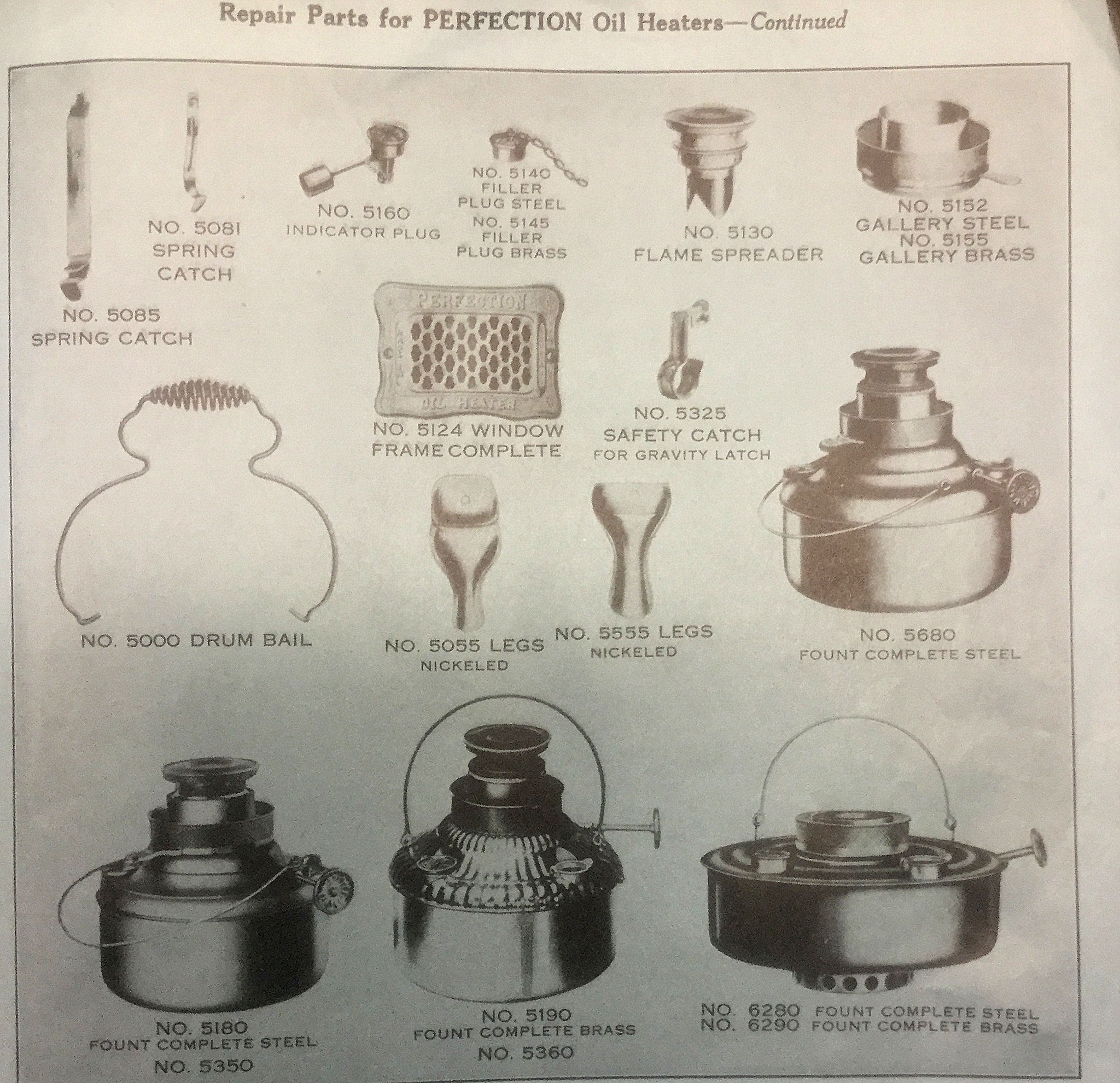 CATALOGS & IDENTIFICATION - perfectionheaters