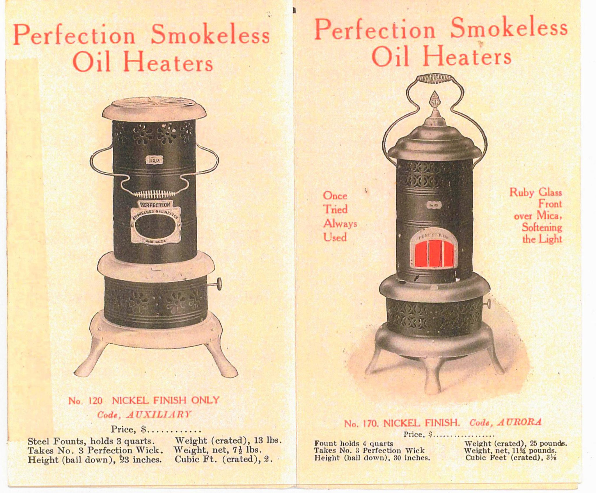 CATALOGS & IDENTIFICATION - perfectionheaters