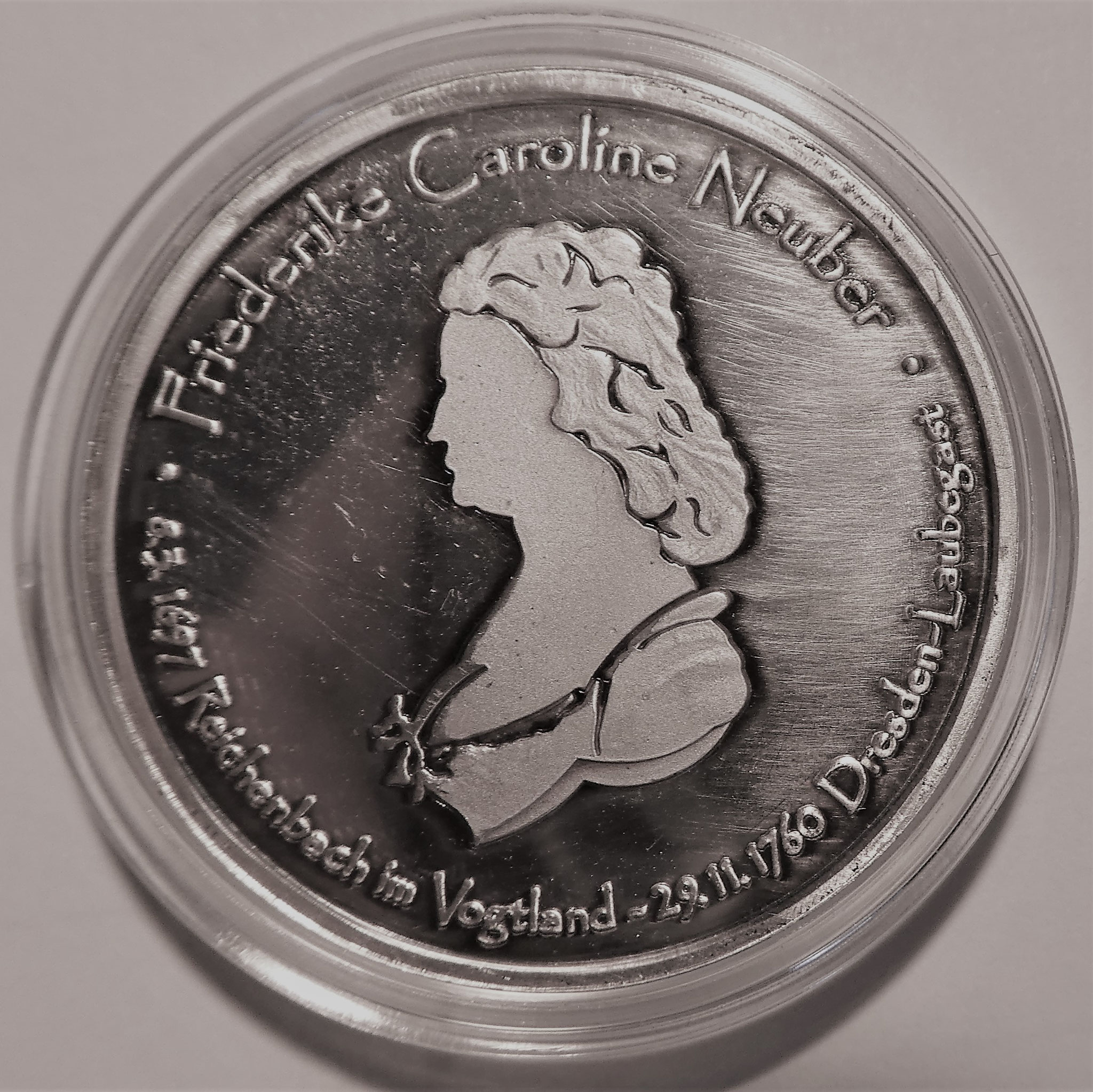325. Geburtstag Frederike Caroline Neuber - Sächsische Numismatische ...