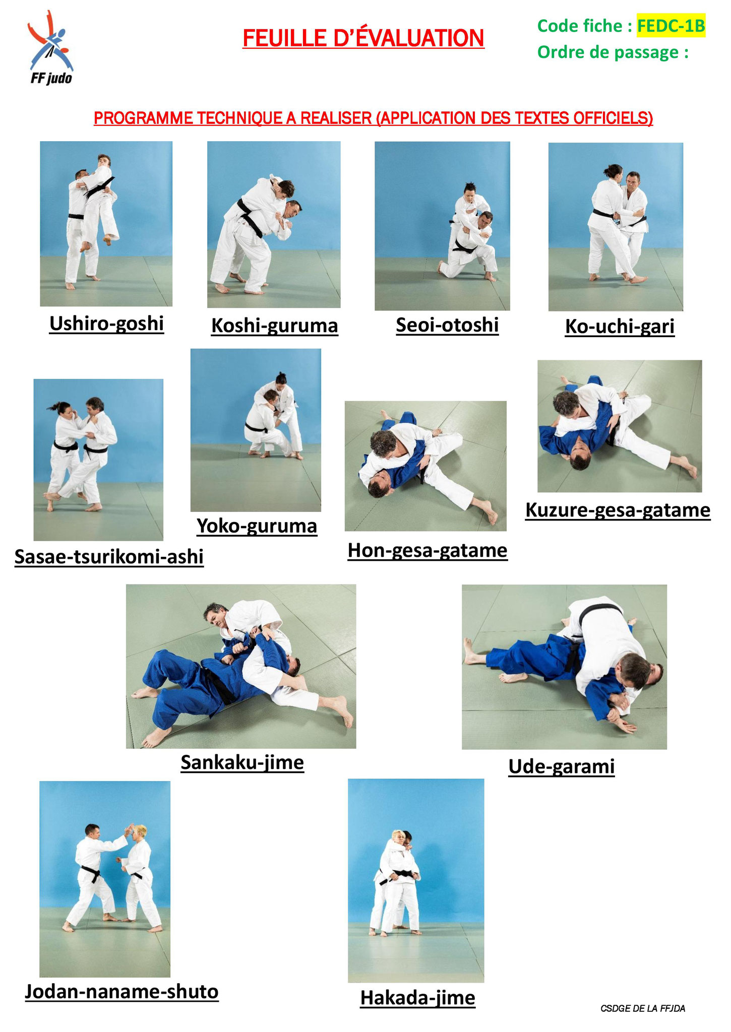 UV 2 - Ceinture noire 1er Dan - Dojo de la Sèvre