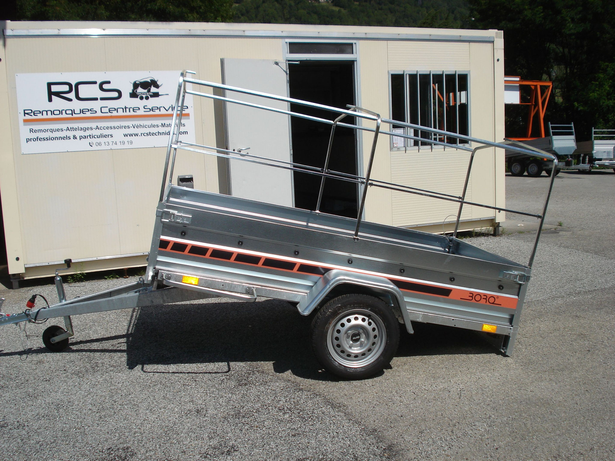 remorques BORO de loisirs multi-usage 500 à 750kg - rcs technidis ...