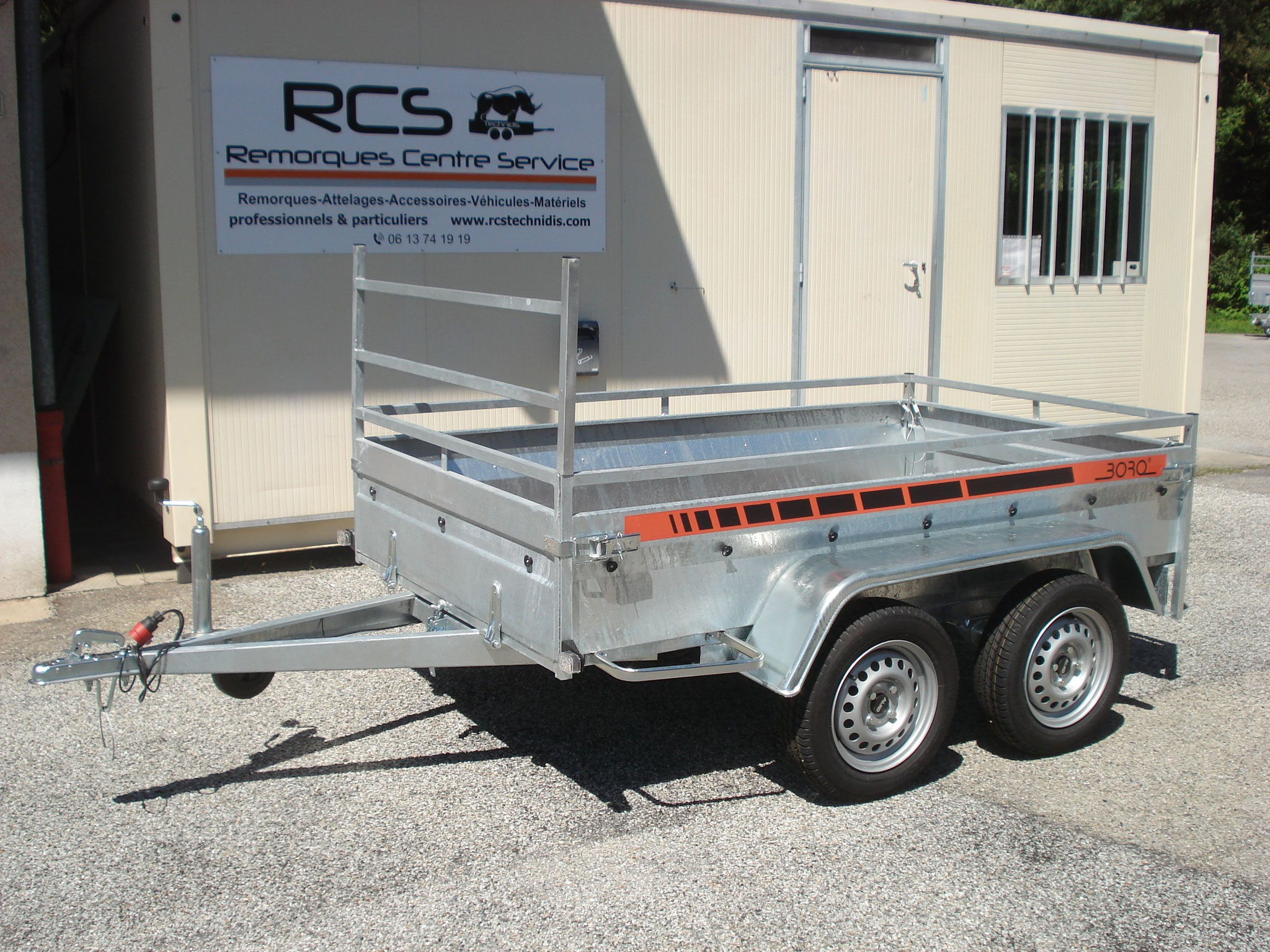 remorques BORO de loisirs multi-usage 500 à 750kg - rcs technidis ...