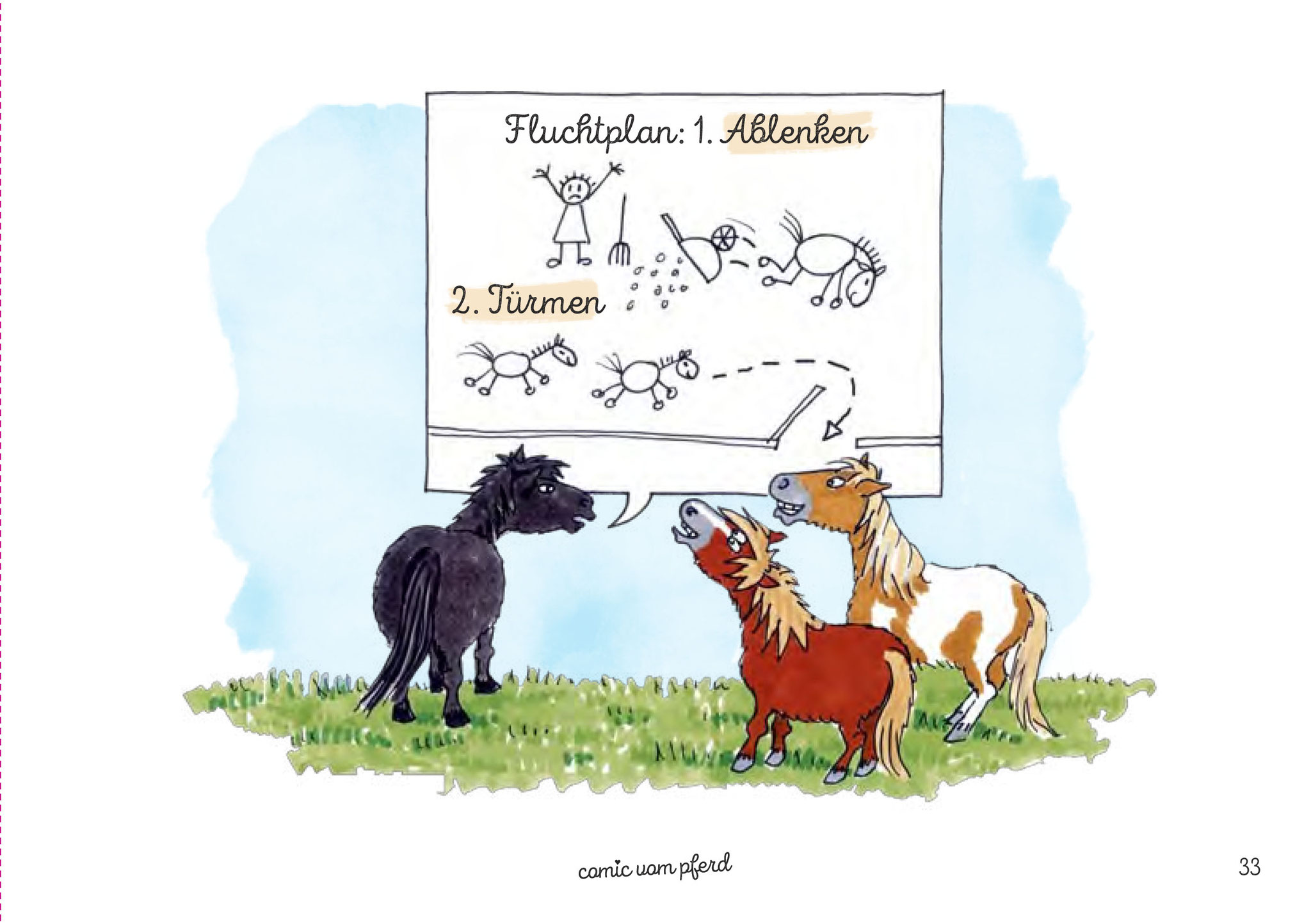 Pferdecartoons - comic-vom-pferds Webseite!