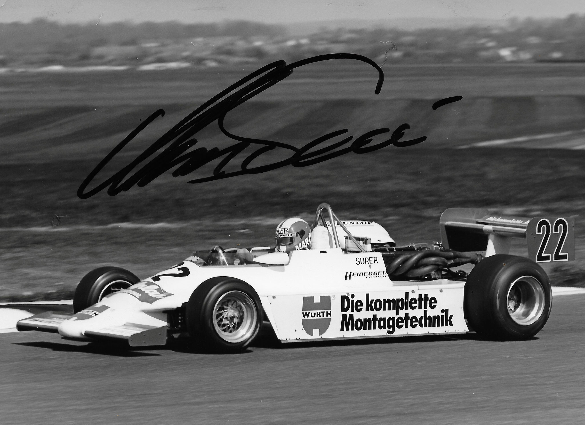 Marc Surer, Schweizer Rennfahrer - motorsport-autogrammes Webseite!