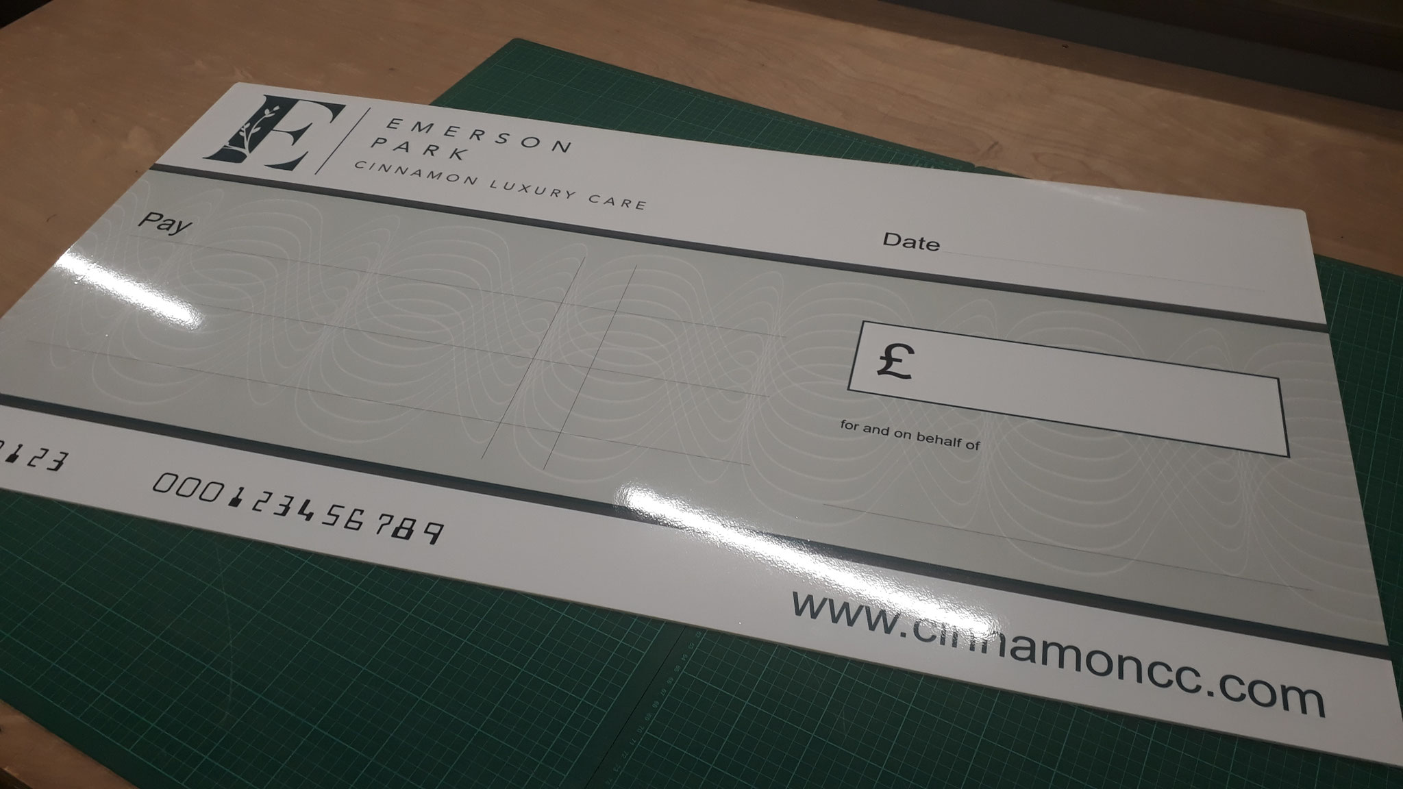 Gallery - The Home of Big Presentation Cheques