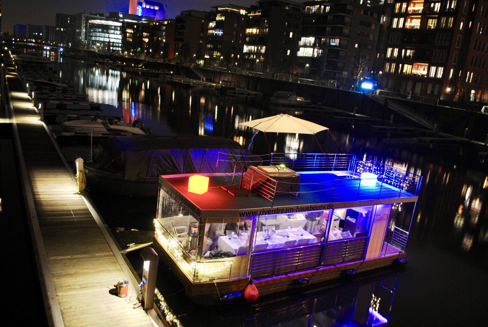 Party-/ Eventboot Frankfurt - Hausboote von River- Dream