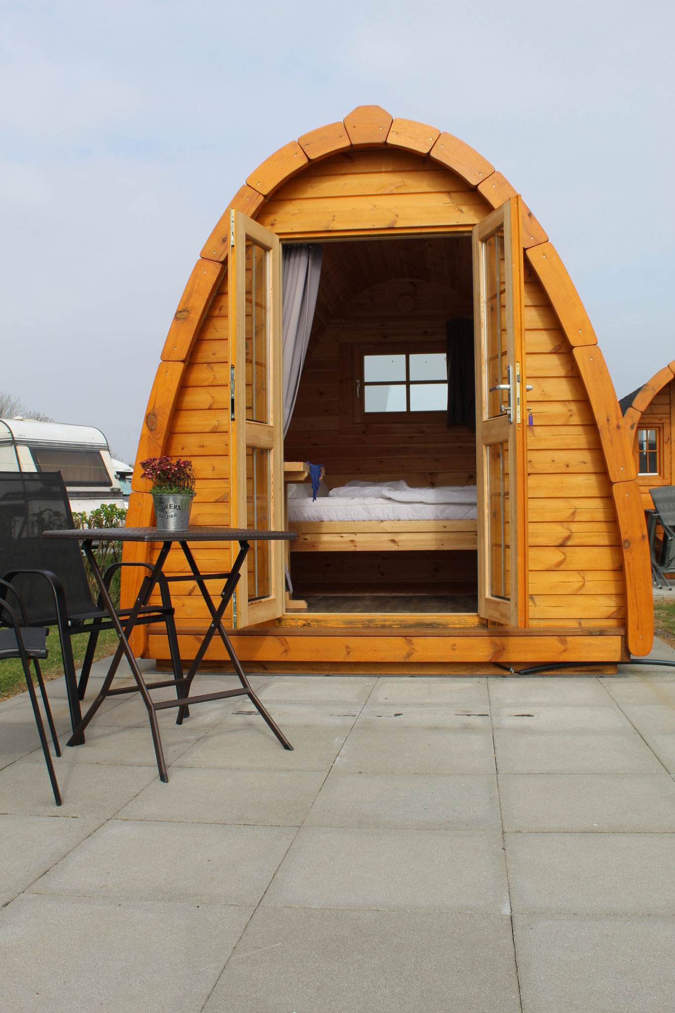 CAMPING POD GROSS für bis zu 4 Personen. - Campingplatz Nordstrand - Camping an der Nordsee