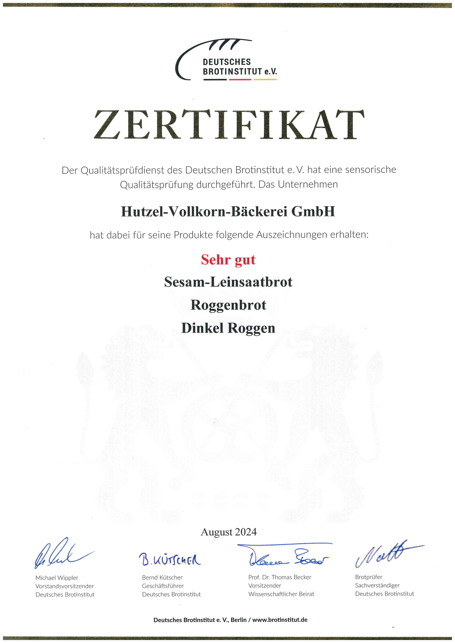 Hutzelbrot - Bio-Vollkornbäckerei in Bochum