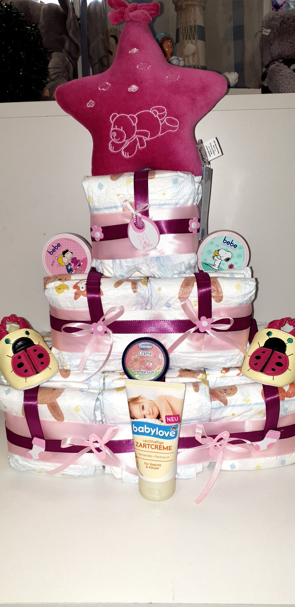 Windel-Kreationen - Kreativwerkstatt IdeenReich Luftballon & Geschenkewelt