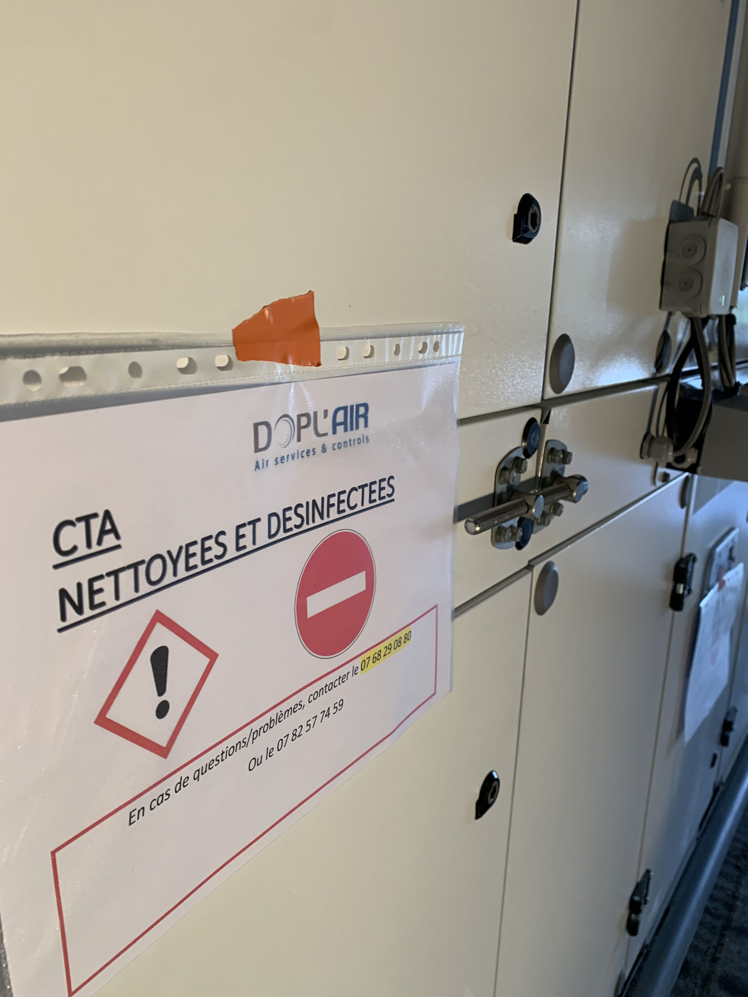 Nettoyage et désinfection des Centrales de Traitement d'Air (CTA) pour ...