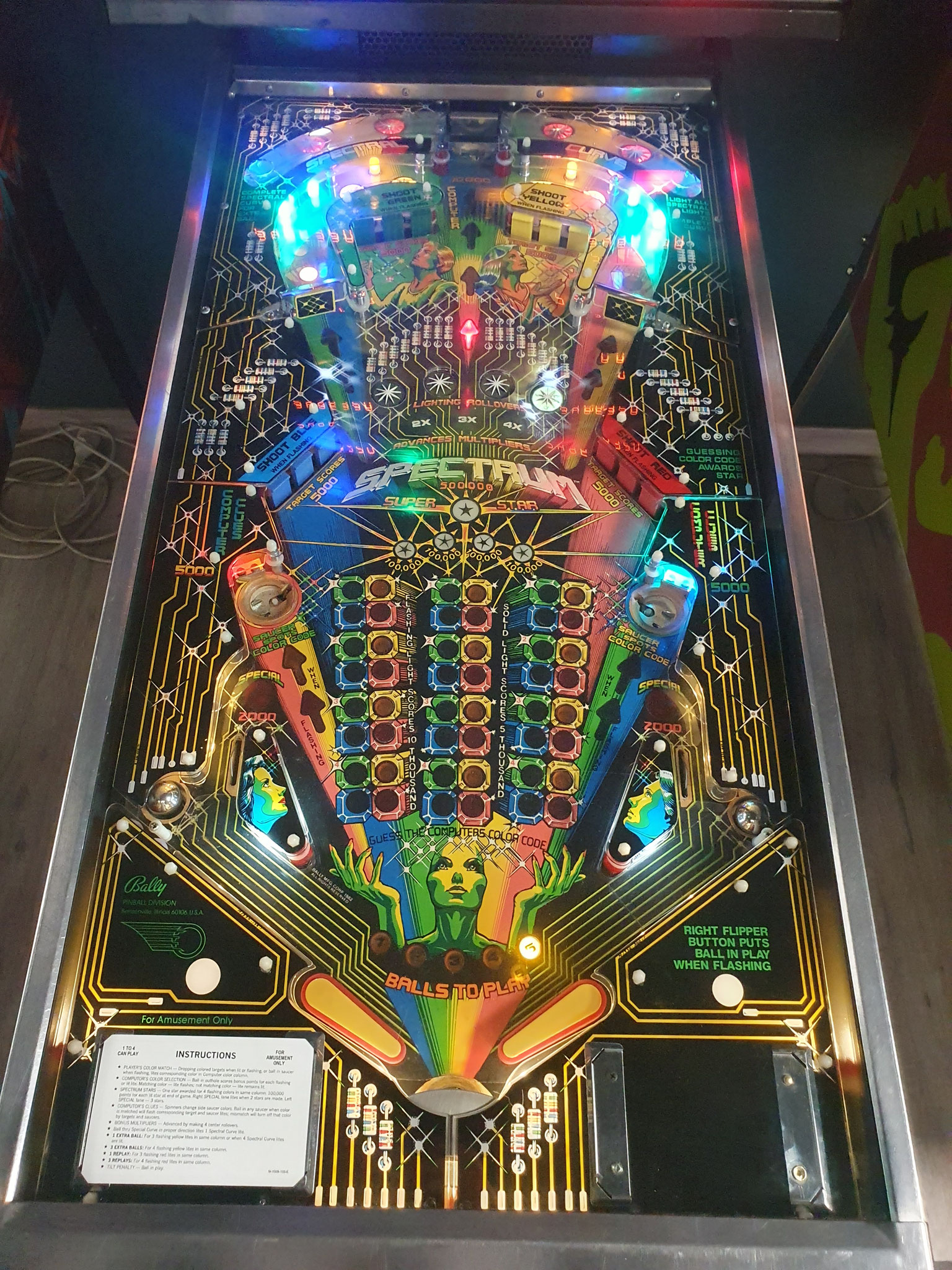 Spectrum - planete jeux, vente de jeux, flippers, billards, arcades, baby foot, stern, bally ...