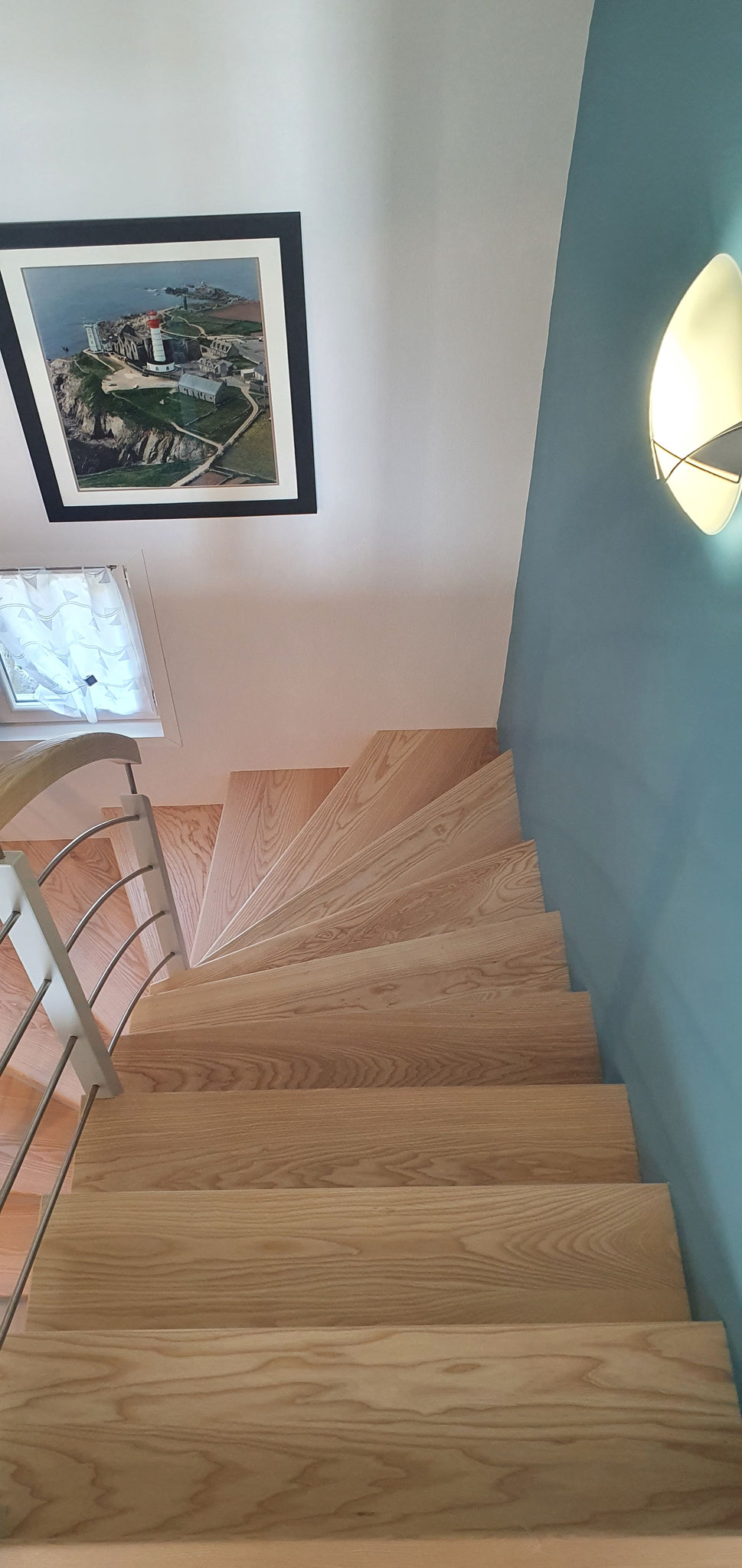 Réalisation Escalier à l'anglaise en U - Escaliers-prosper, spécialiste ...